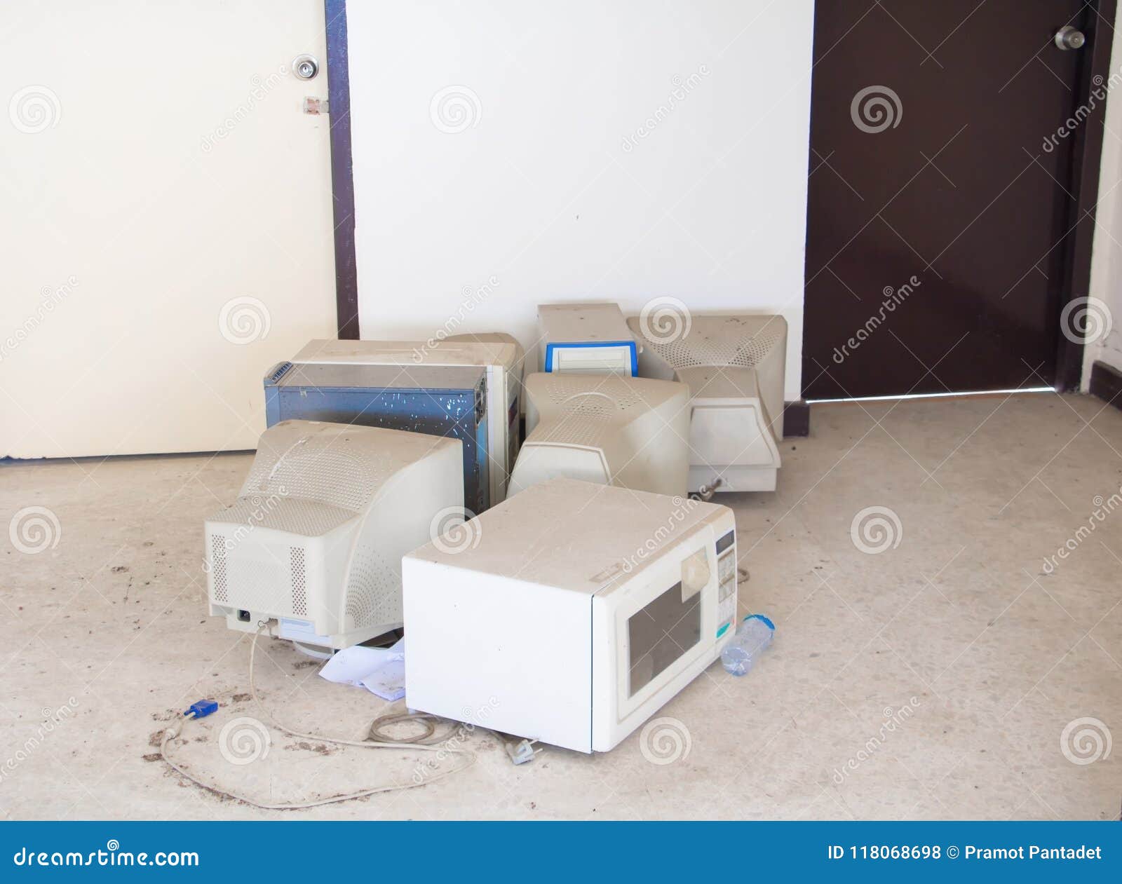 Computer Garbage Electronic Old Technology Dirty Which Has Pollution ...