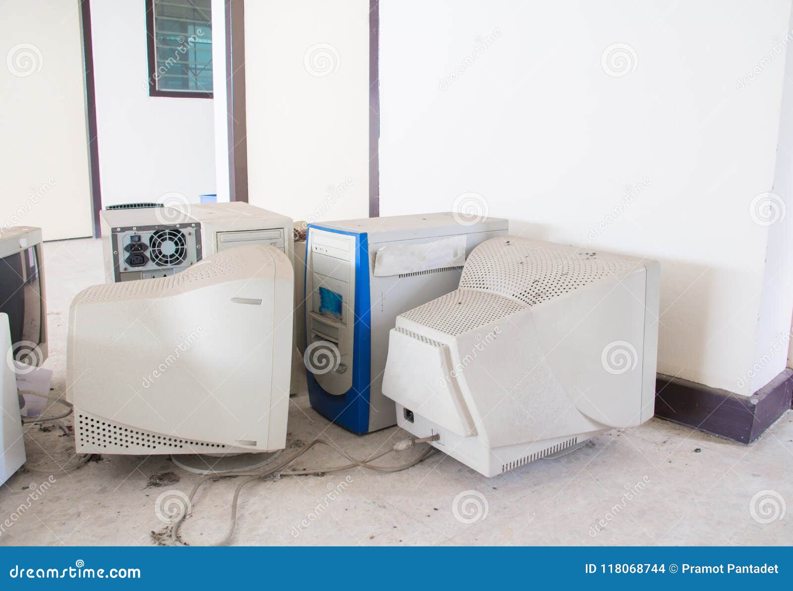 Computer Garbage Electronic Old Technology Dirty Which Has Pollution ...