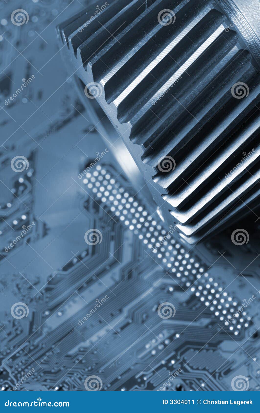 Computer Gear Technology Stock Image - Image: 3304011