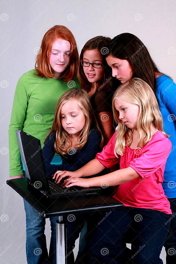 Computer Geeks stock photo. Image of laptop, childhood - 6691642
