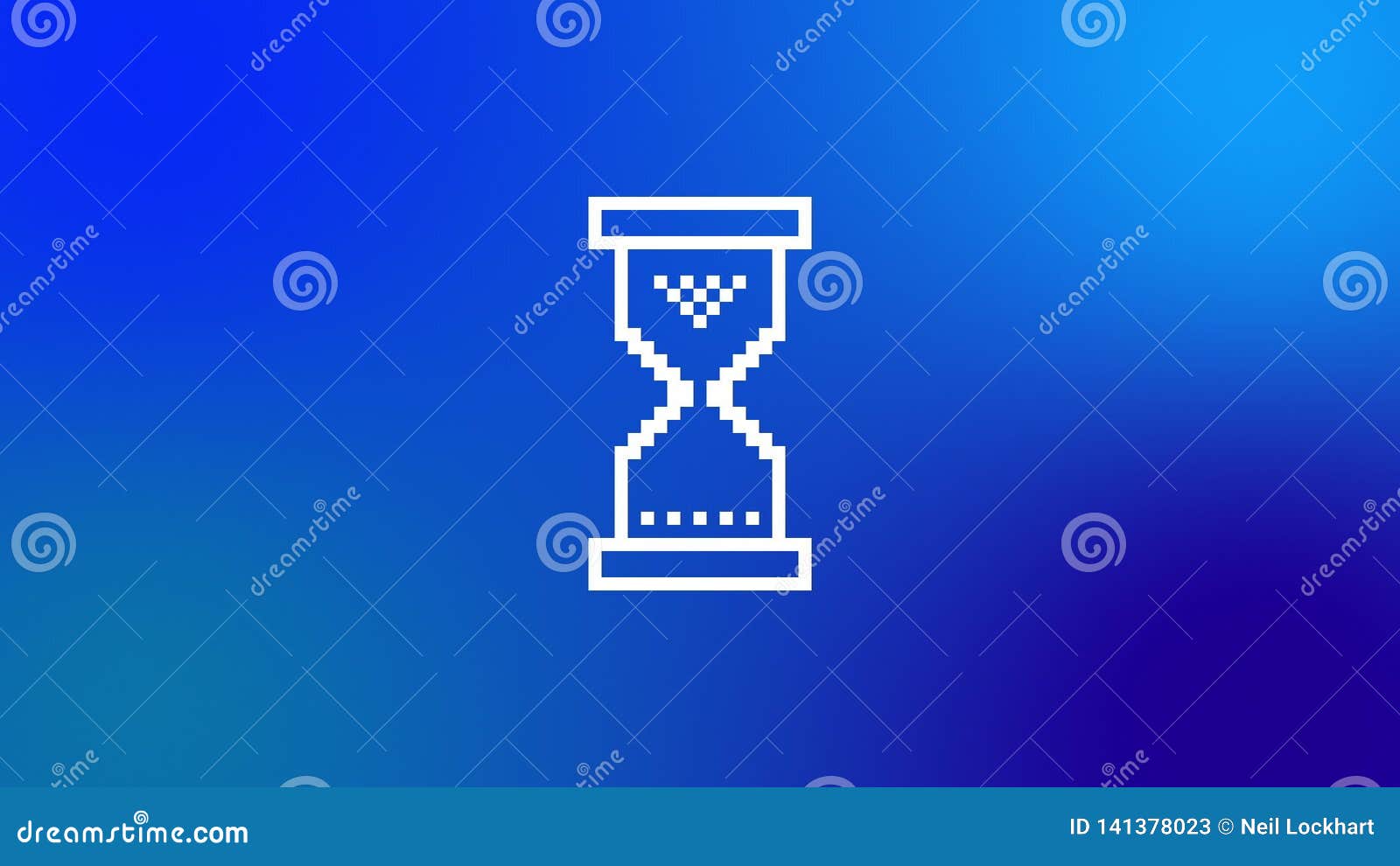 Animated hourglass stock video. Video of glass, animation - 141378023