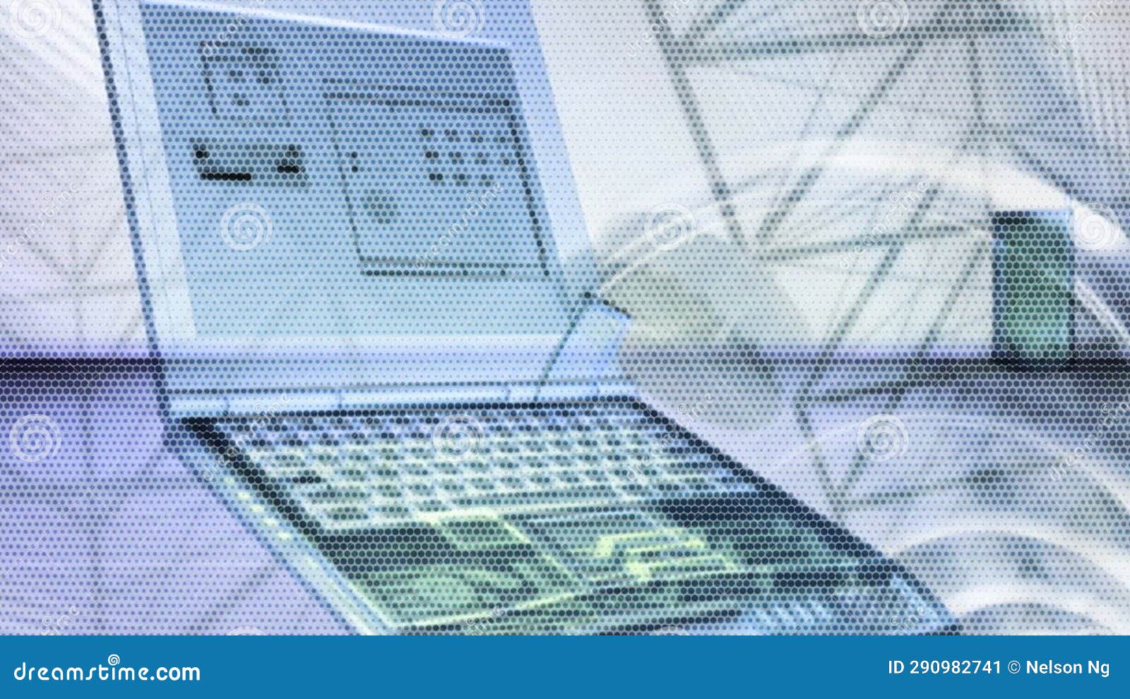 Computer Generated Animated Moving Motion Background Showing Computer ...