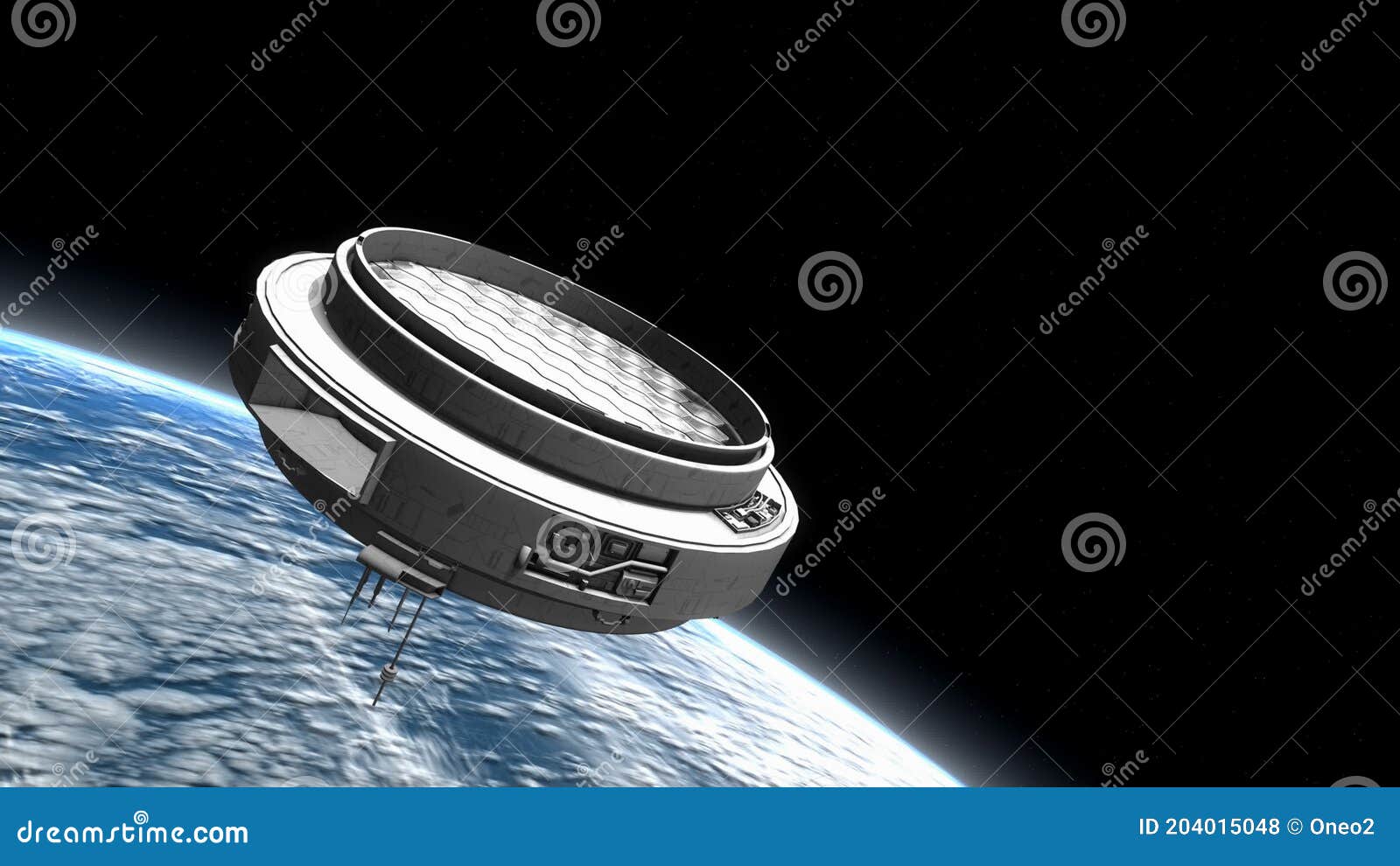 3D Animation Computer Hd 4K Space Structures Satellite Weapon Orbital ...