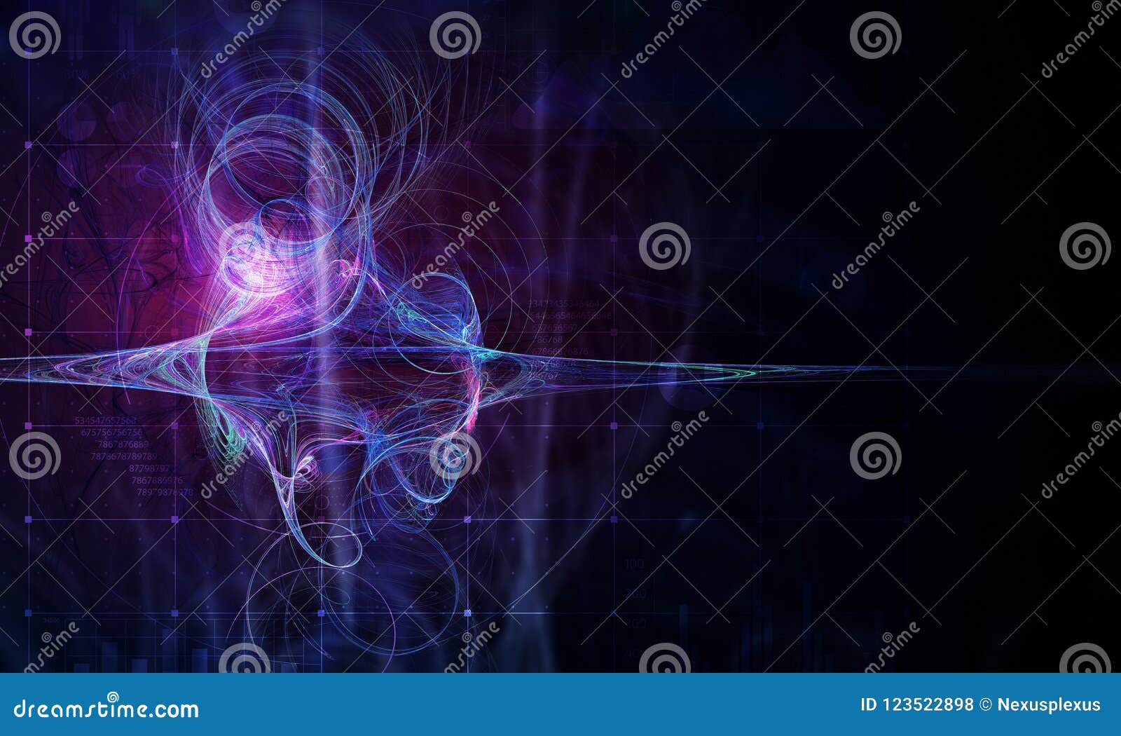 Computer Generated Background Stock Illustration - Illustration of ...