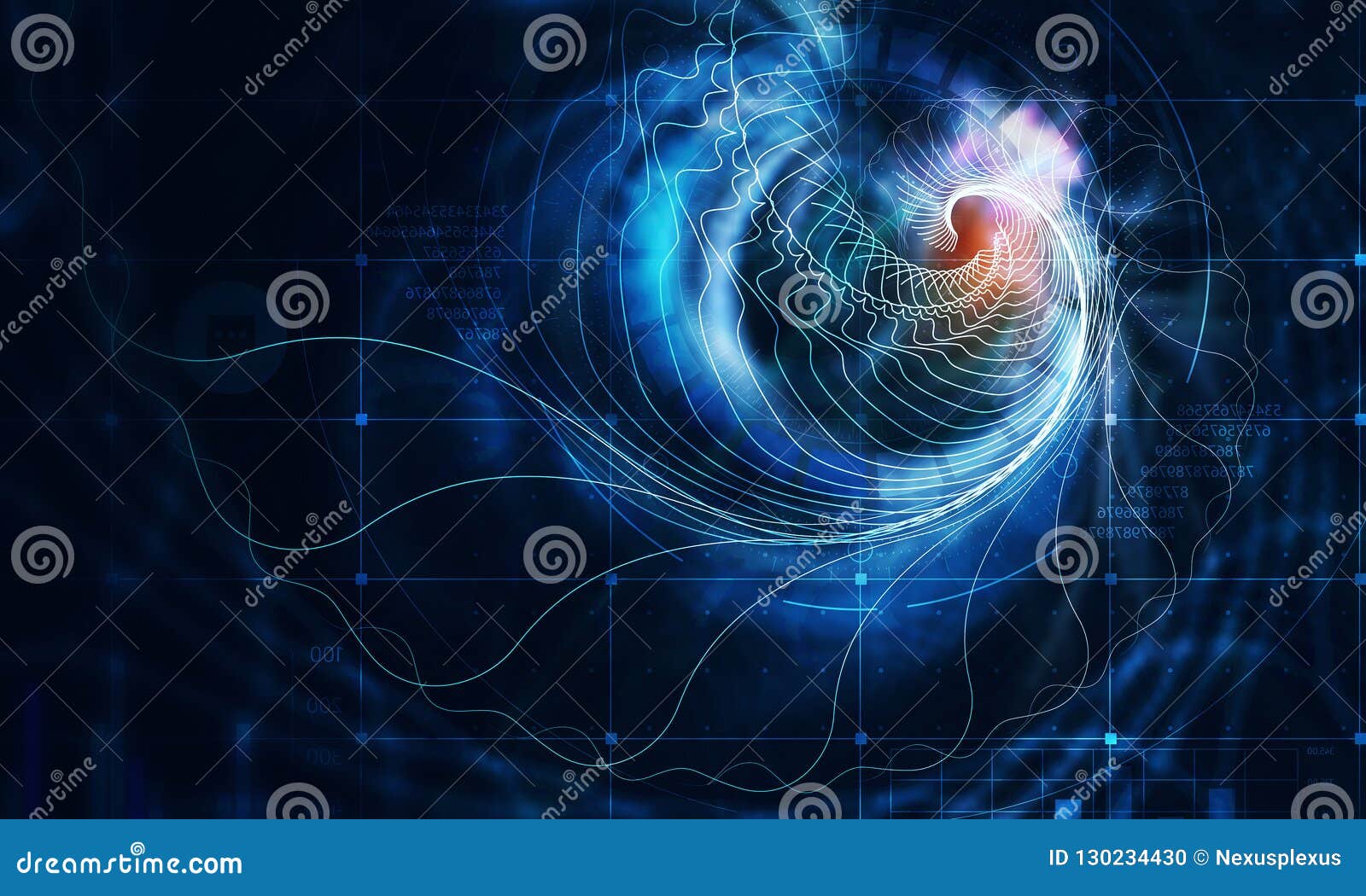 Computer Generated Background Stock Illustration - Illustration of ...