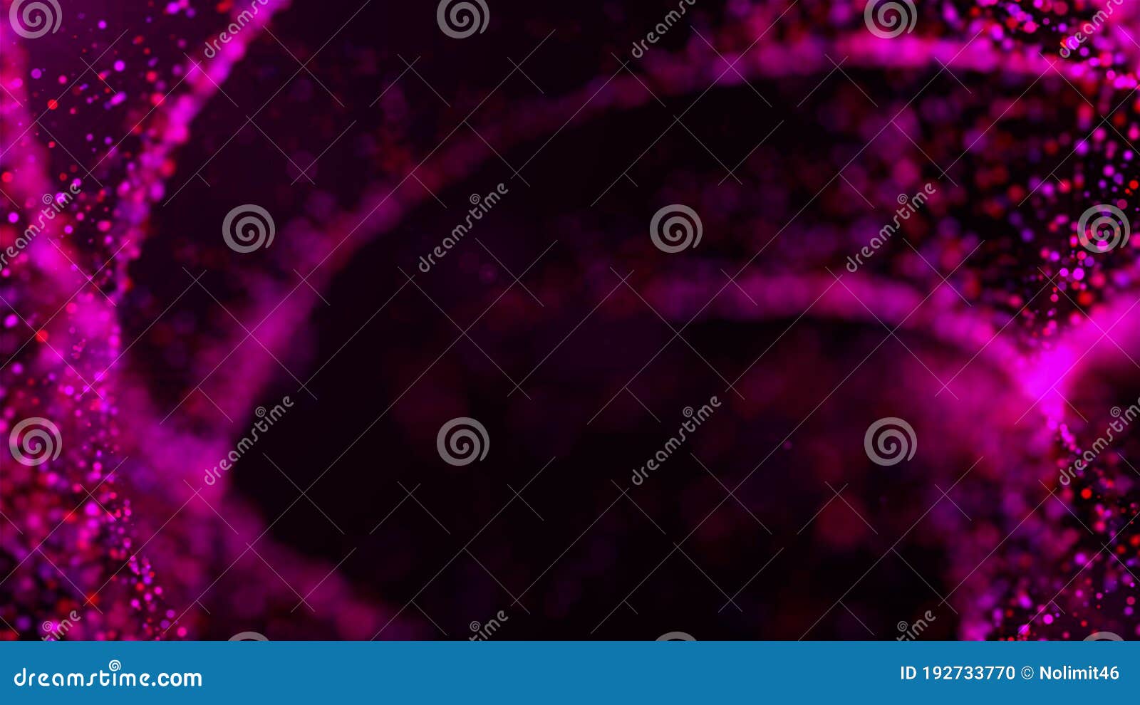 Computer Generated Beautiful Glittering Particles Floating through ...