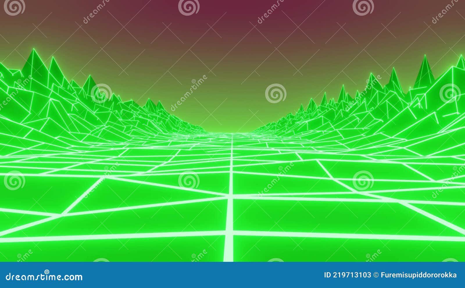 Computer Generated Binary Code Landscape . Big Data . Binary Code . Wireframe Landscape ...