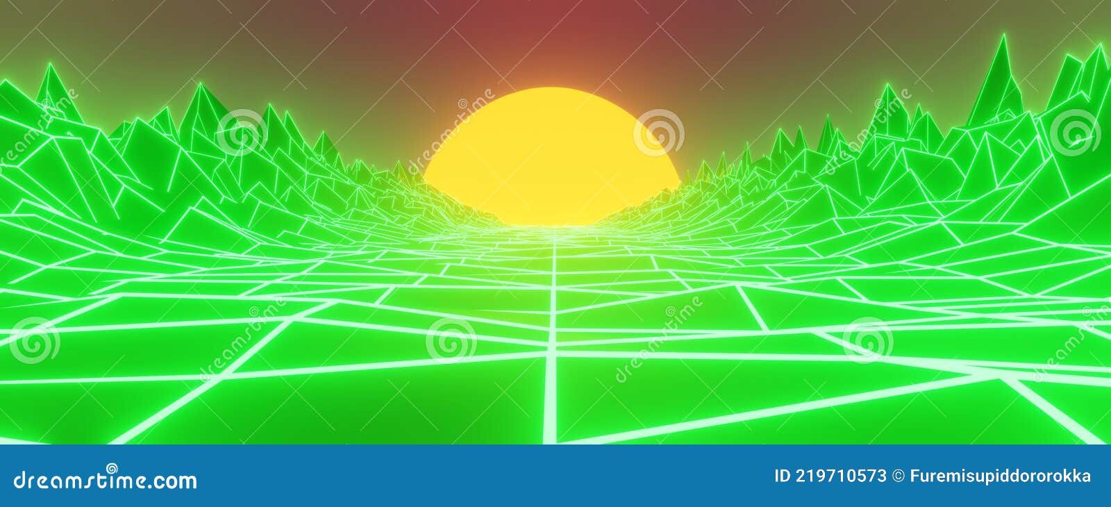 Computer Generated Binary Code Landscape . Big Data . Binary Code . Wireframe Landscape ...