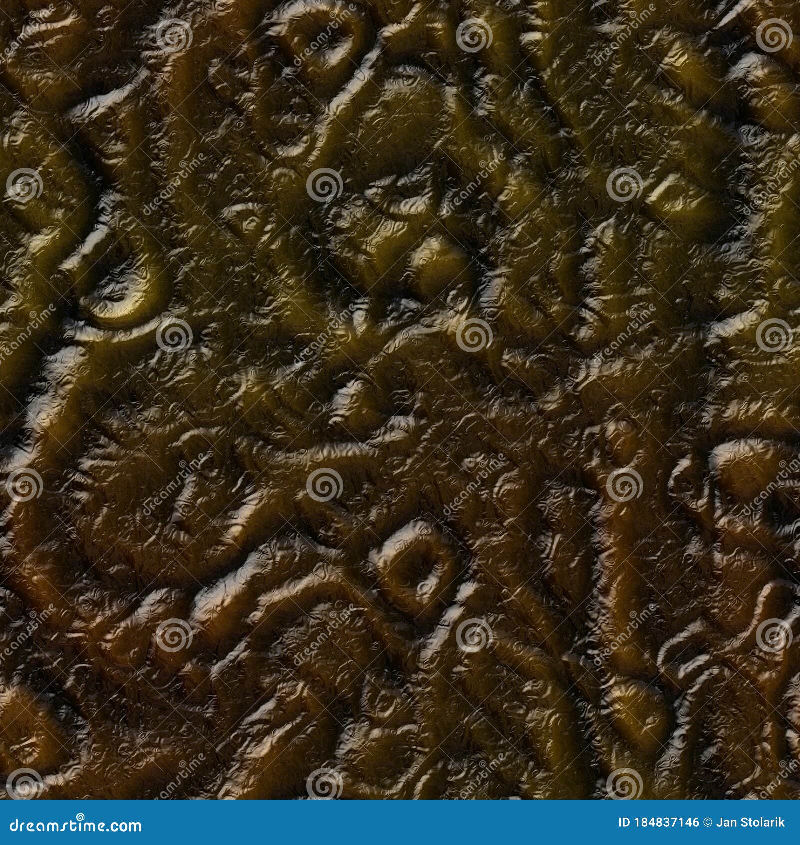 Brown Seamless Alien Skin Texture Stock Illustration - Illustration of ...