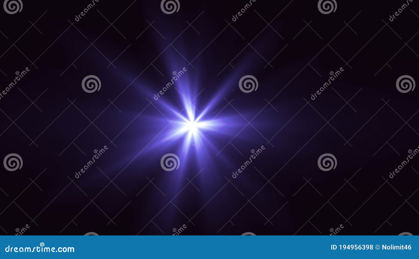 Computer Generated Chaotic Fashion Flashes of Light. Effect Dynamic ...