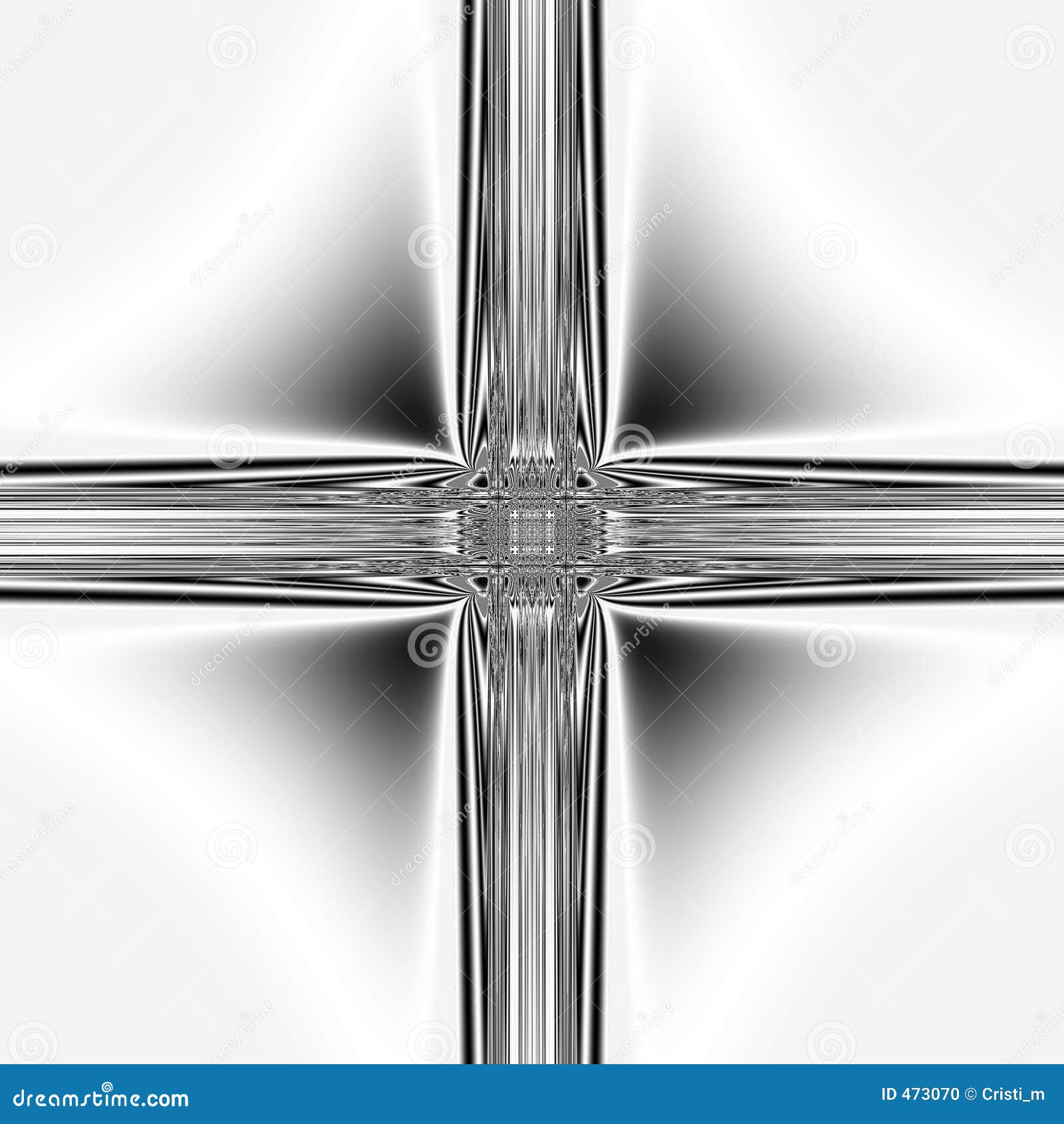 Computer generated cross stock illustration. Illustration of surround ...