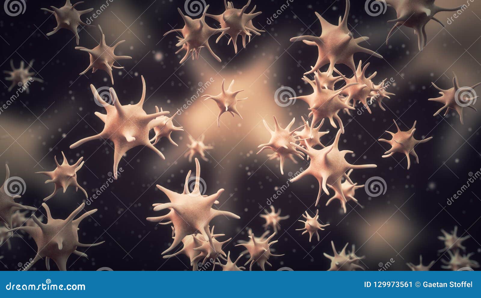 3D Illustration of Blood Platelet Stock Illustration - Illustration of ...