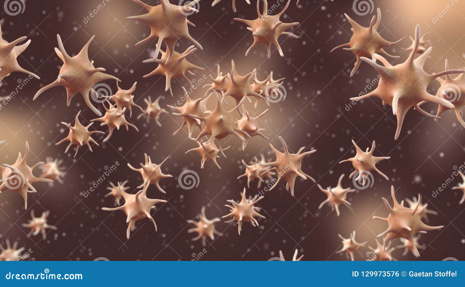 3D Illustration of Blood Platelet Stock Illustration - Illustration of ...