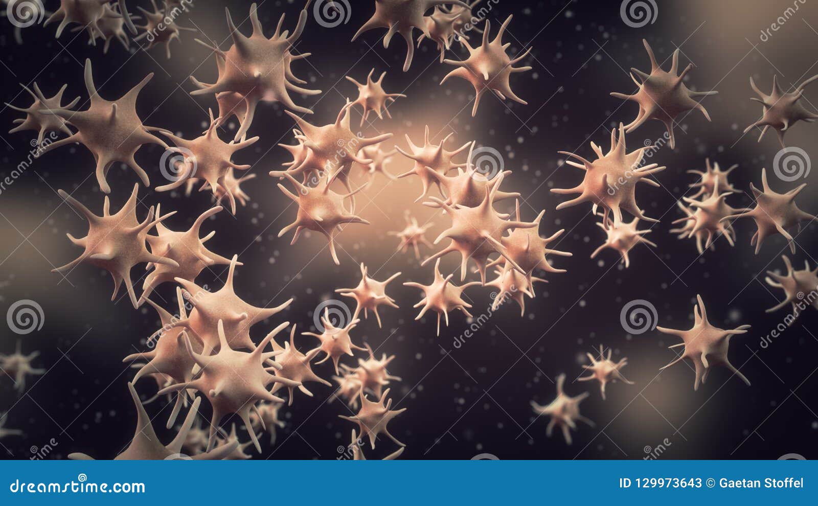 3D Illustration of Blood Platelet Stock Illustration - Illustration of ...