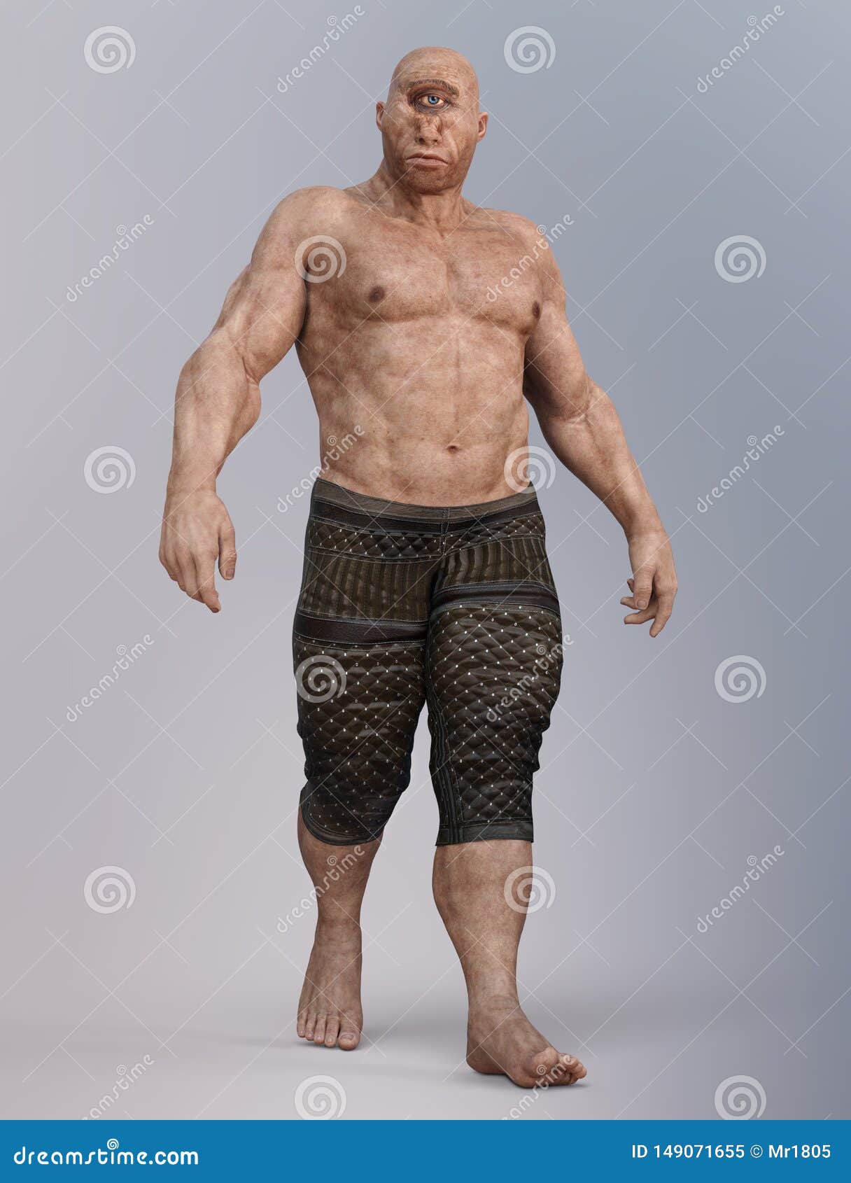 Odyssey Polyphemus Titan Attacked By Odysseus Greek Myth Cartoon Vector ...