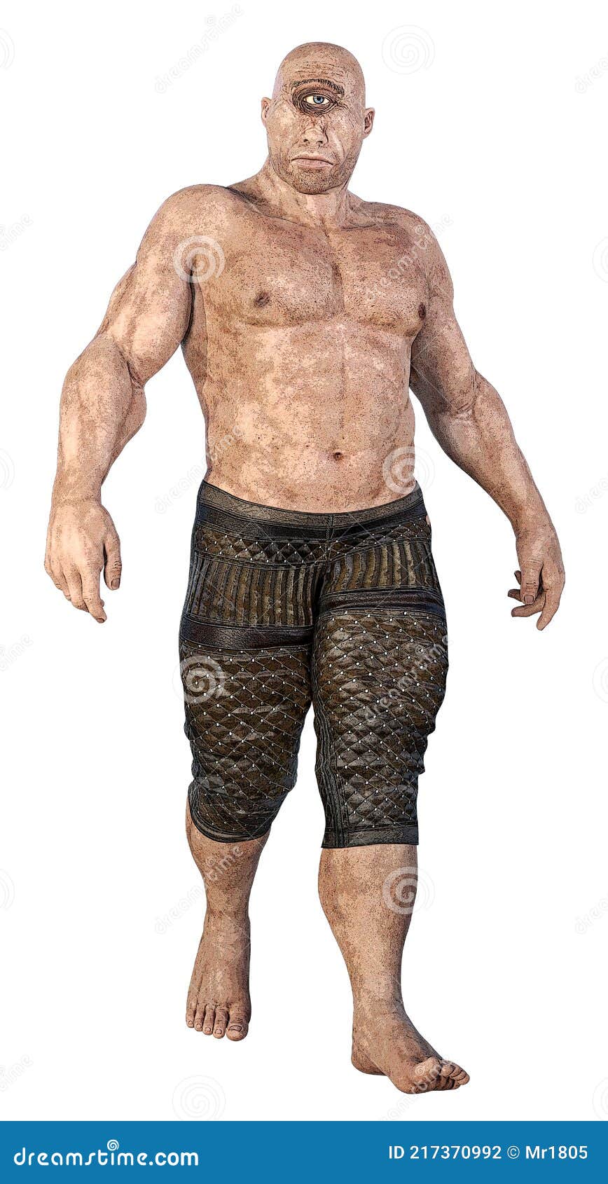 Odyssey Polyphemus Titan Attacked By Odysseus Greek Myth Cartoon Vector ...