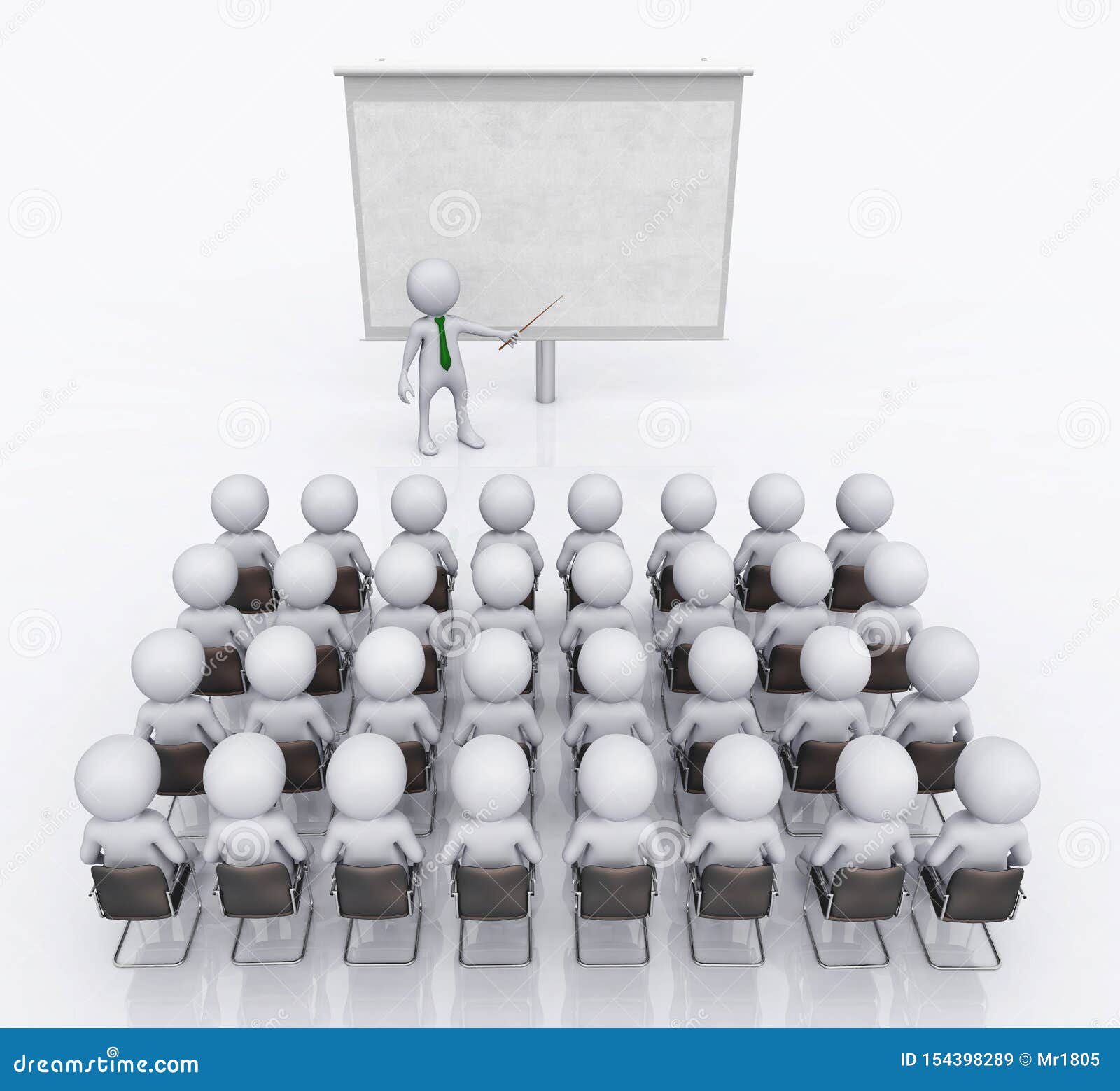 Lecture With Lecturer And Students Illustration | CartoonDealer.com ...