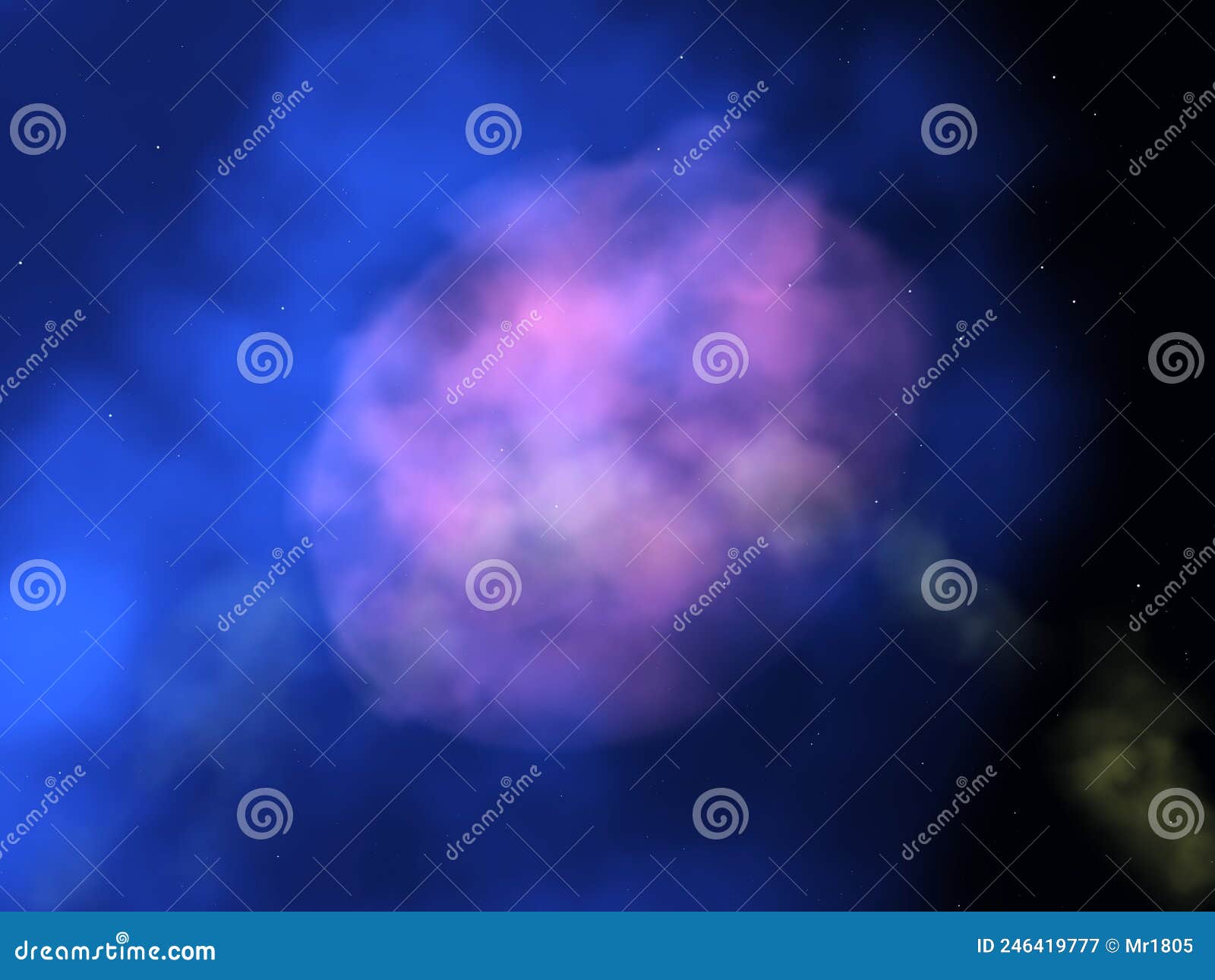 Planetary Nebula In Space. Cloud Of Ionized Gas, Collapse Of Star ...