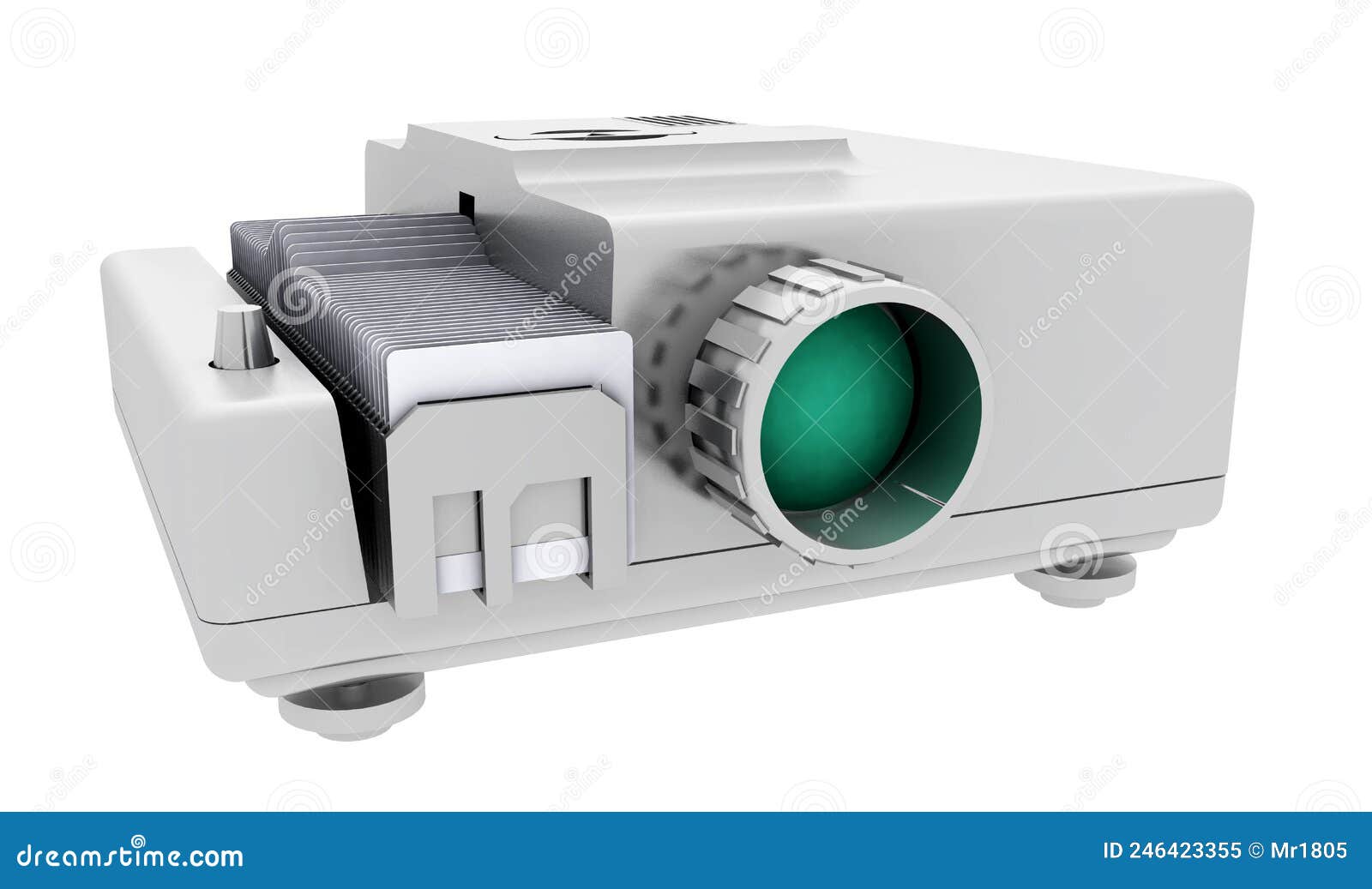 Slide Projector An Opto-Mechanical Device To Show Photographic Slides ...