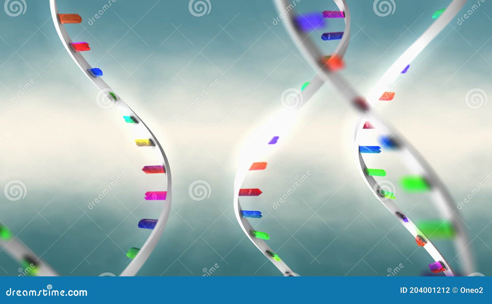 3d Rendering Messenger RNA Model. Stock Footage - Video of computer ...