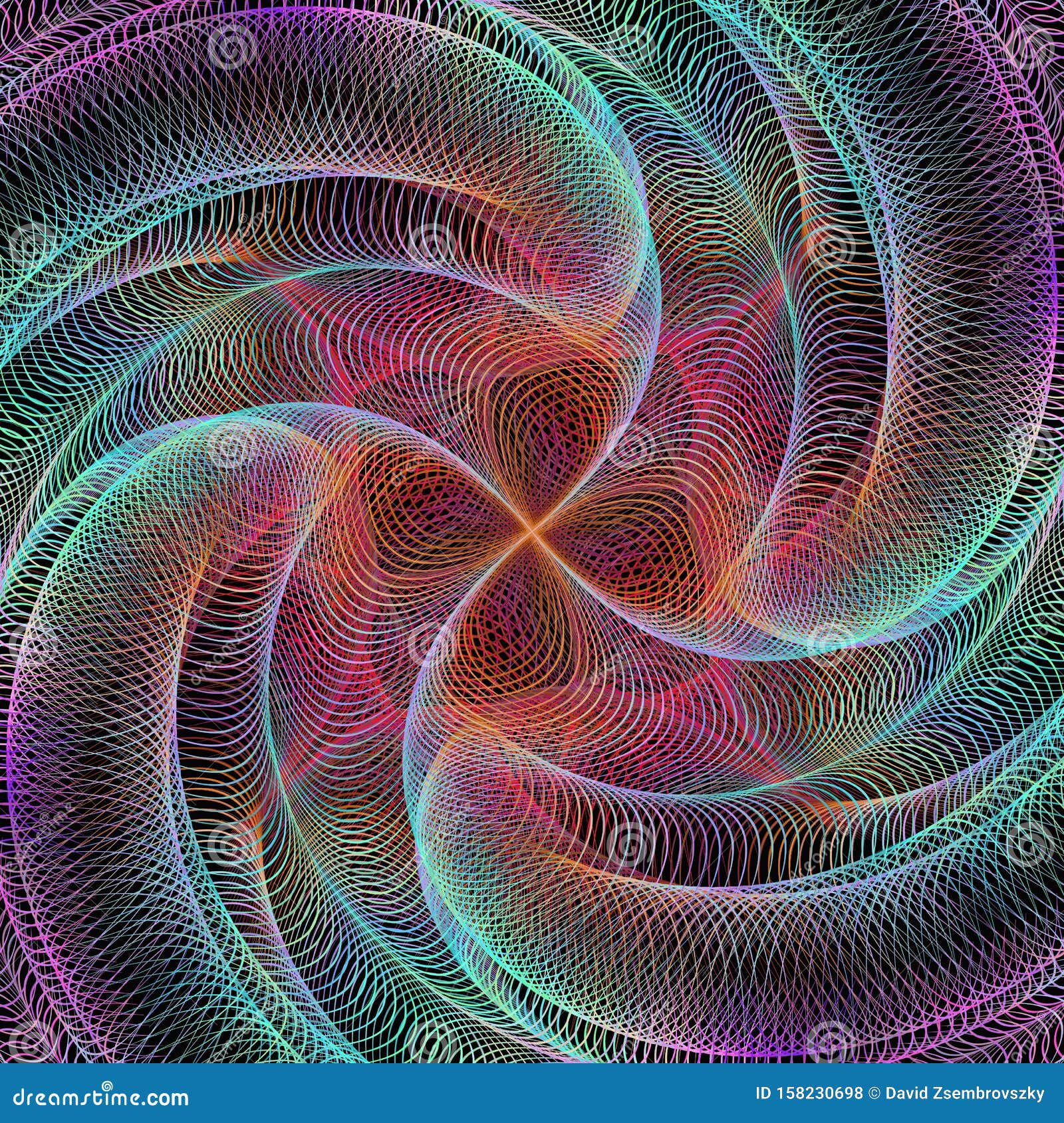 Computer Generated Digital Art Background Stock Vector - Illustration ...