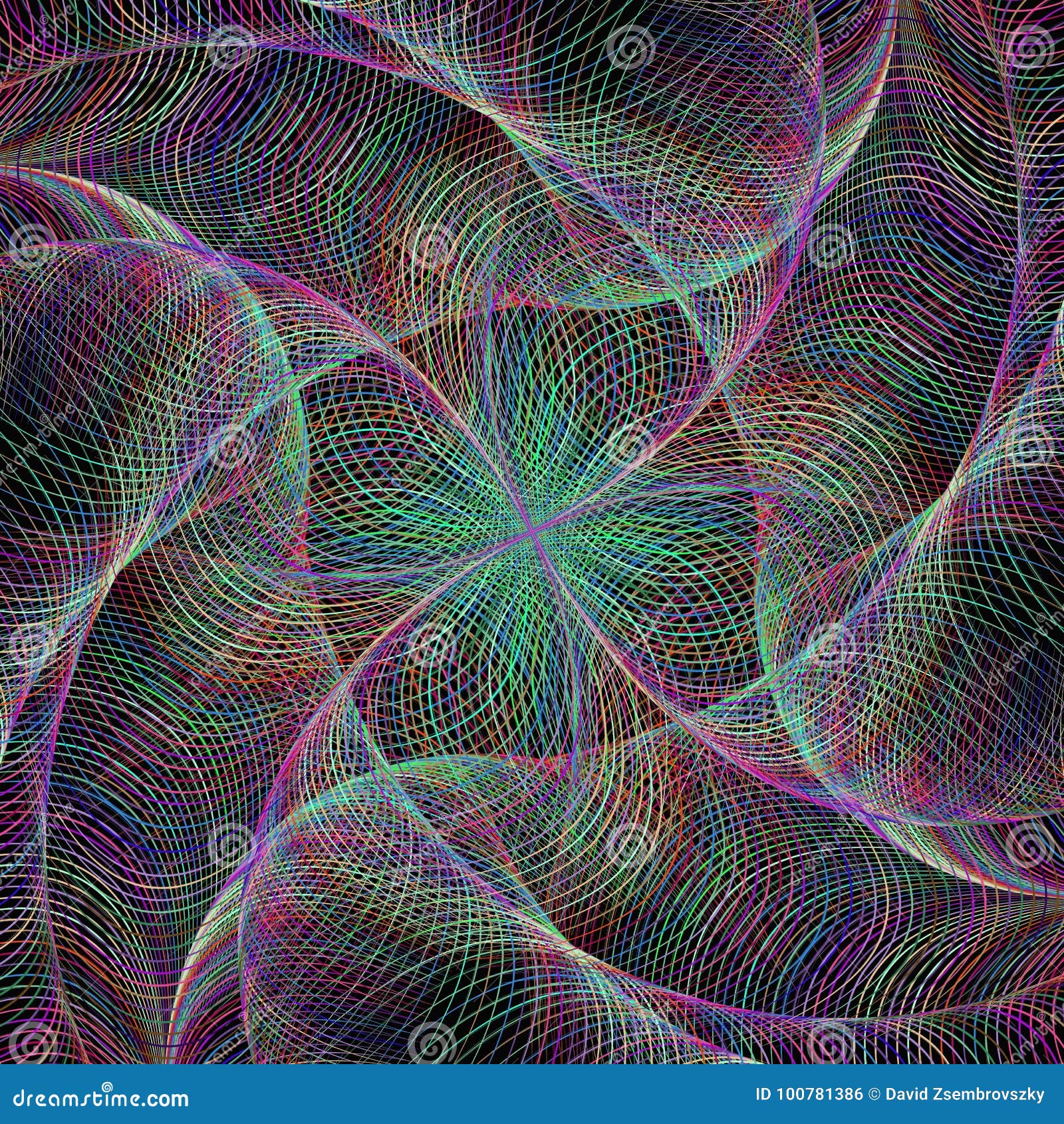 Computer Generated Digital Art Background Stock Vector - Illustration ...