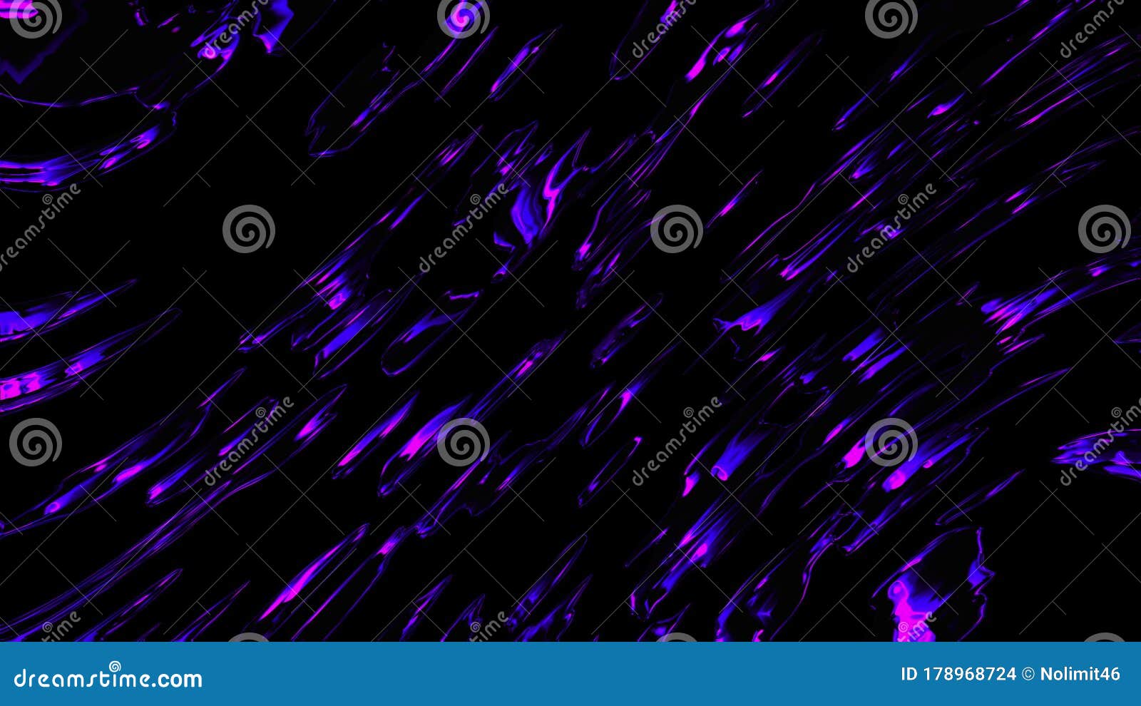 Computer Generated the Effect of Flying Water Sprays. 3d Rendering ...