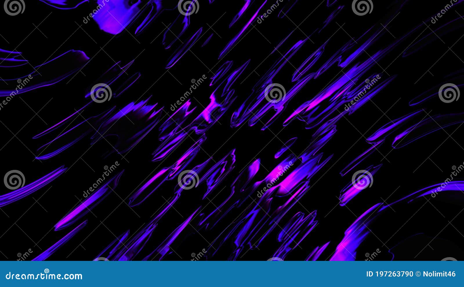 Computer Generated the Effect of Flying Water Sprays. 3d Rendering ...