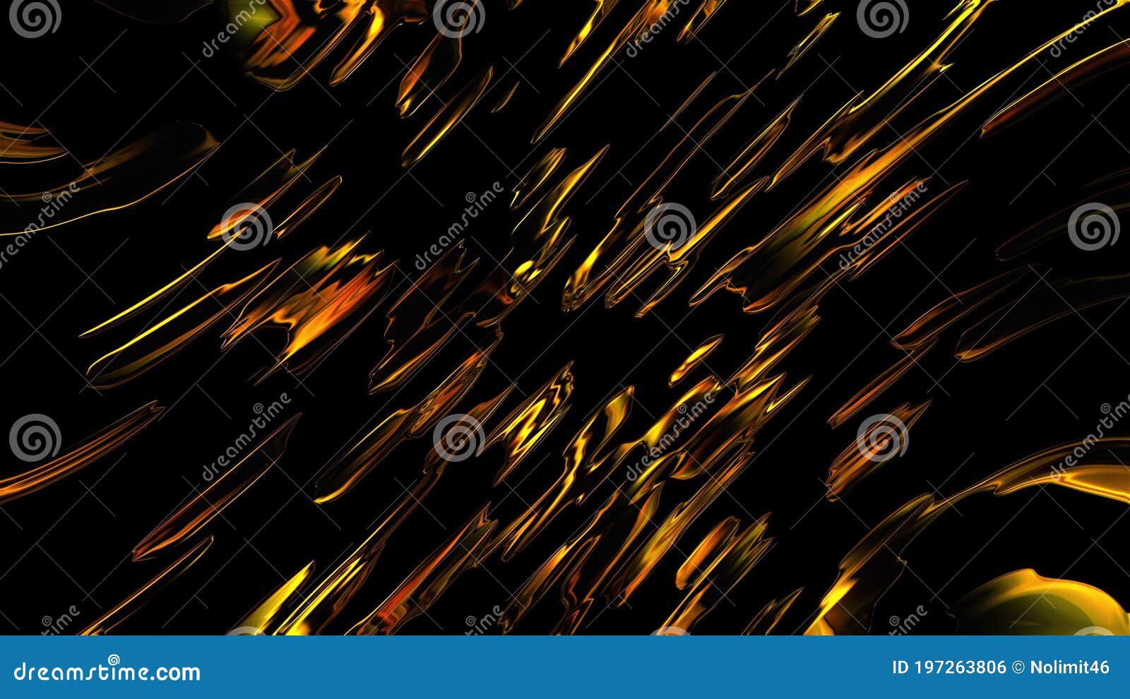 Computer Generated the Effect of Flying Water Sprays. 3d Rendering ...