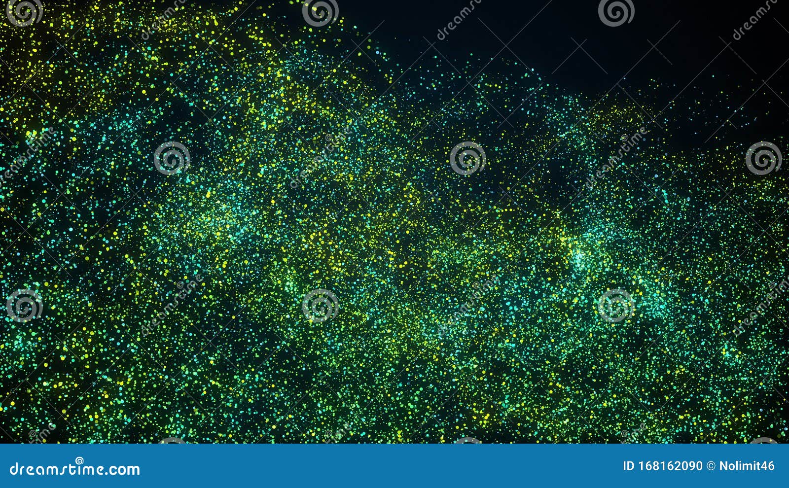 Computer Generated Fantastic Background. Transition from a Light Mesh ...