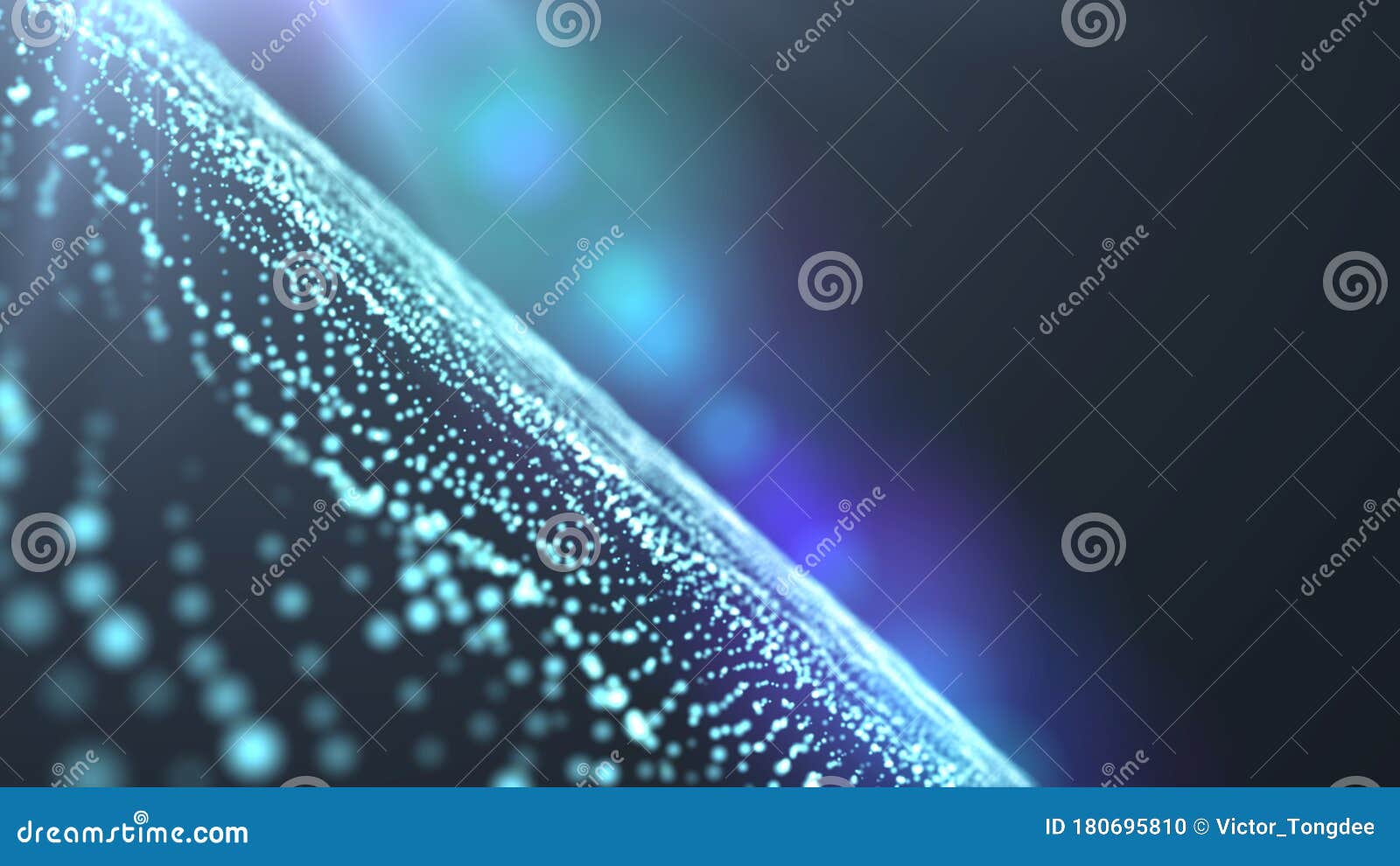 Computer Generated Graphics. Tech Background. Stock Illustration ...
