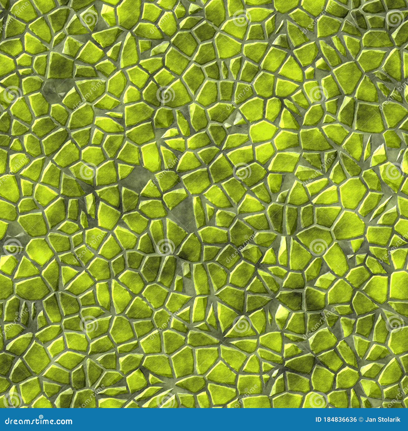 Green Seamless Paving Texture Stock Illustration - Illustration of ...