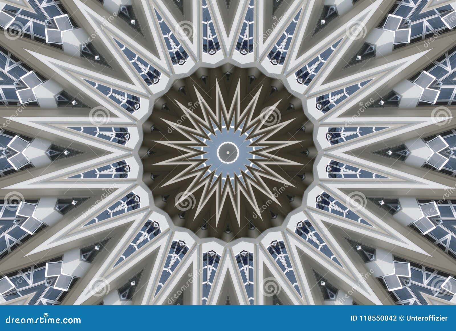 A Computer Generated Concentrated Circle with Sharp Points Stock ...