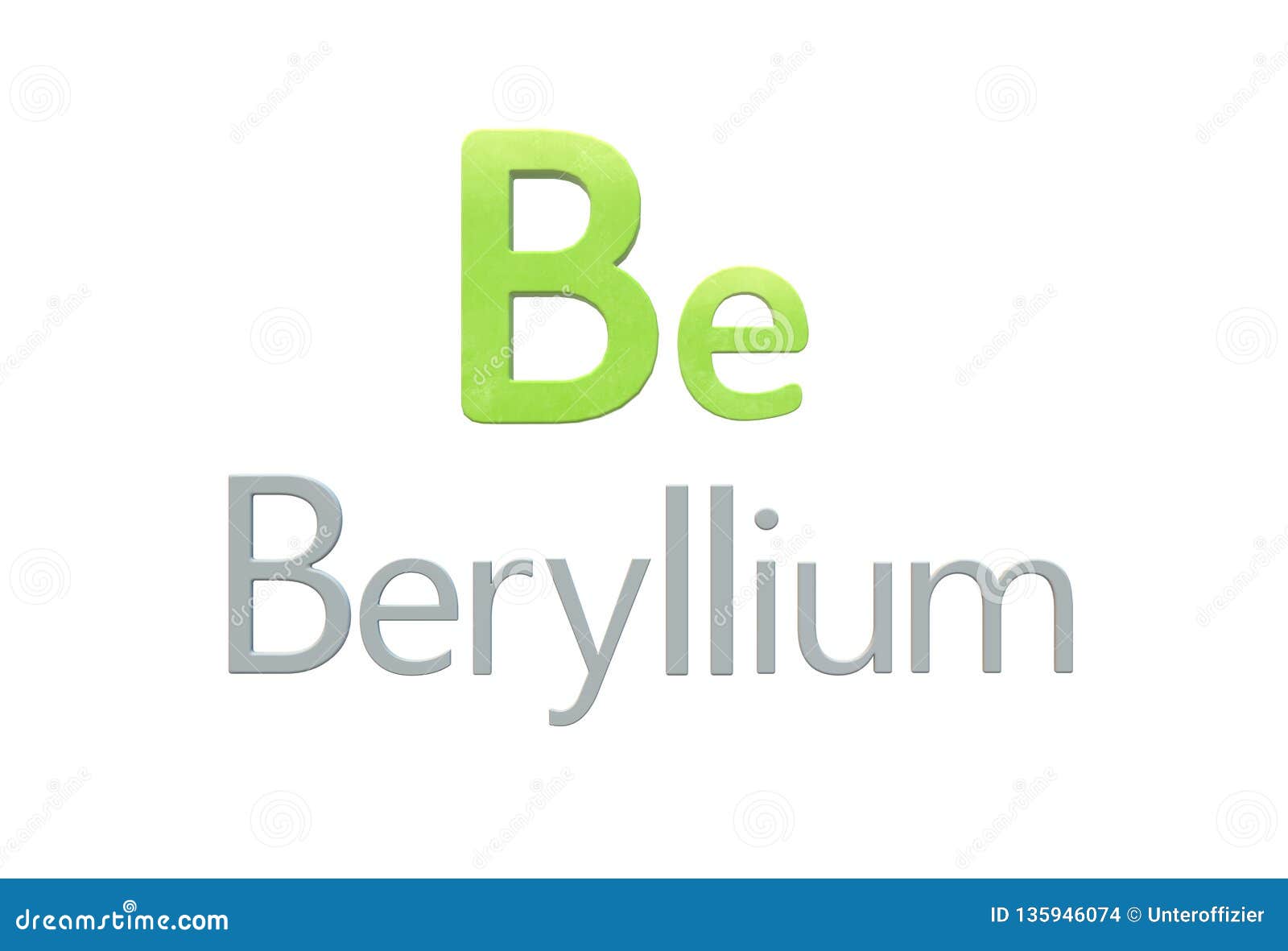 Beryllium Periodic Table Of The Elements Vector | CartoonDealer.com ...
