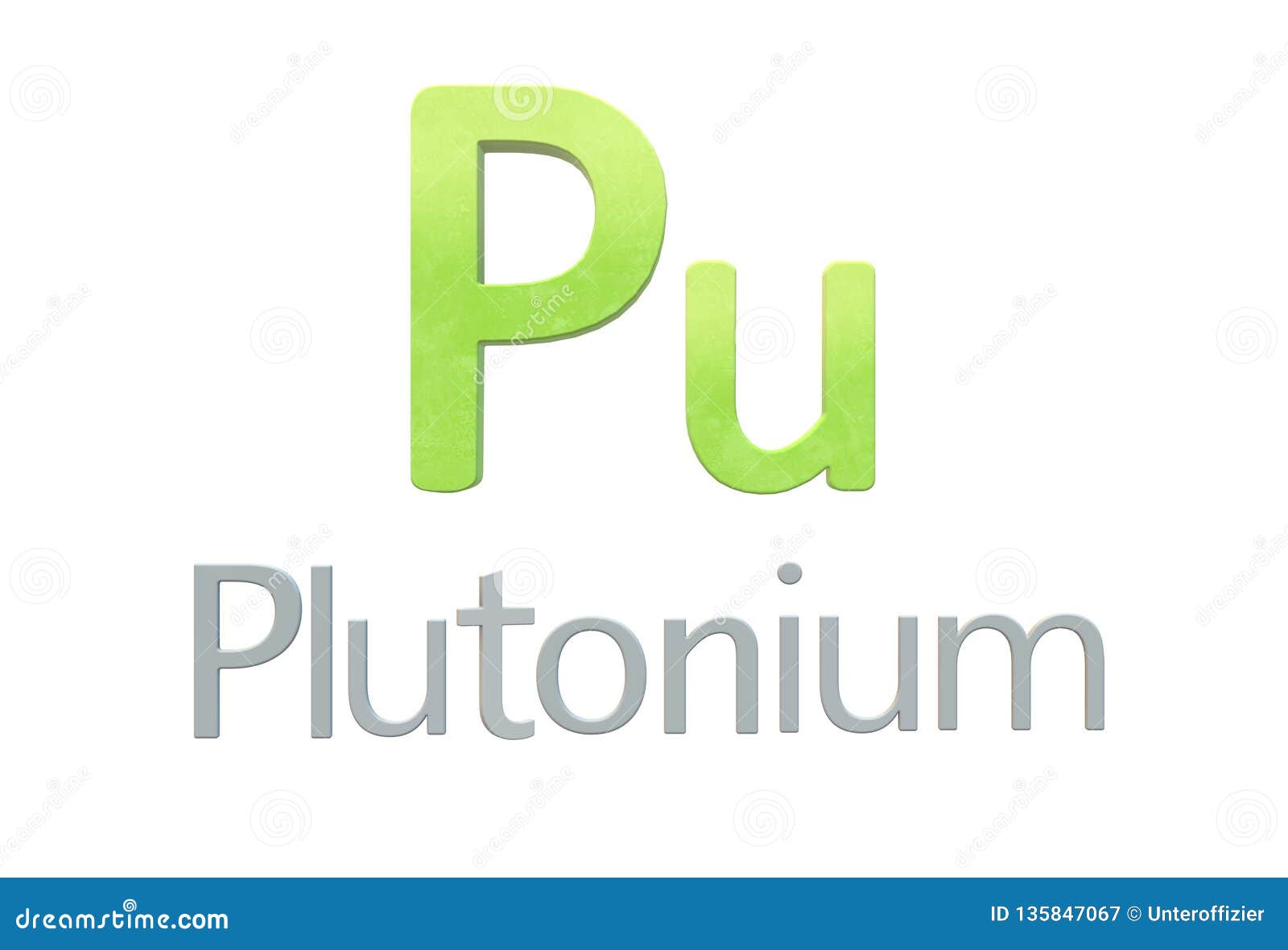 Plutonium Chemical Symbol As In The Periodic Table Royalty-Free Cartoon ...