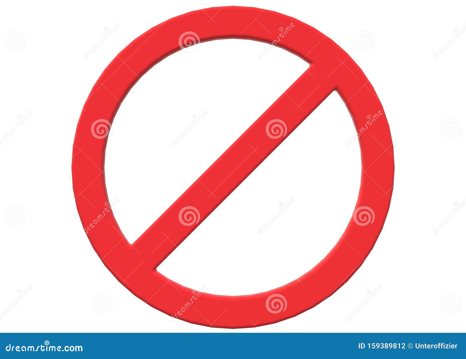 A Plain Red Restricted Sign Against a White Backdrop Stock Illustration ...