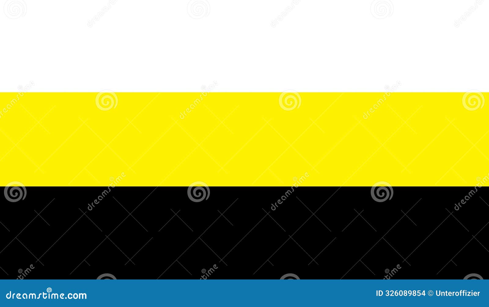 3D Flag Of Perak Tengah District Perak State, Malaysia. Stock ...