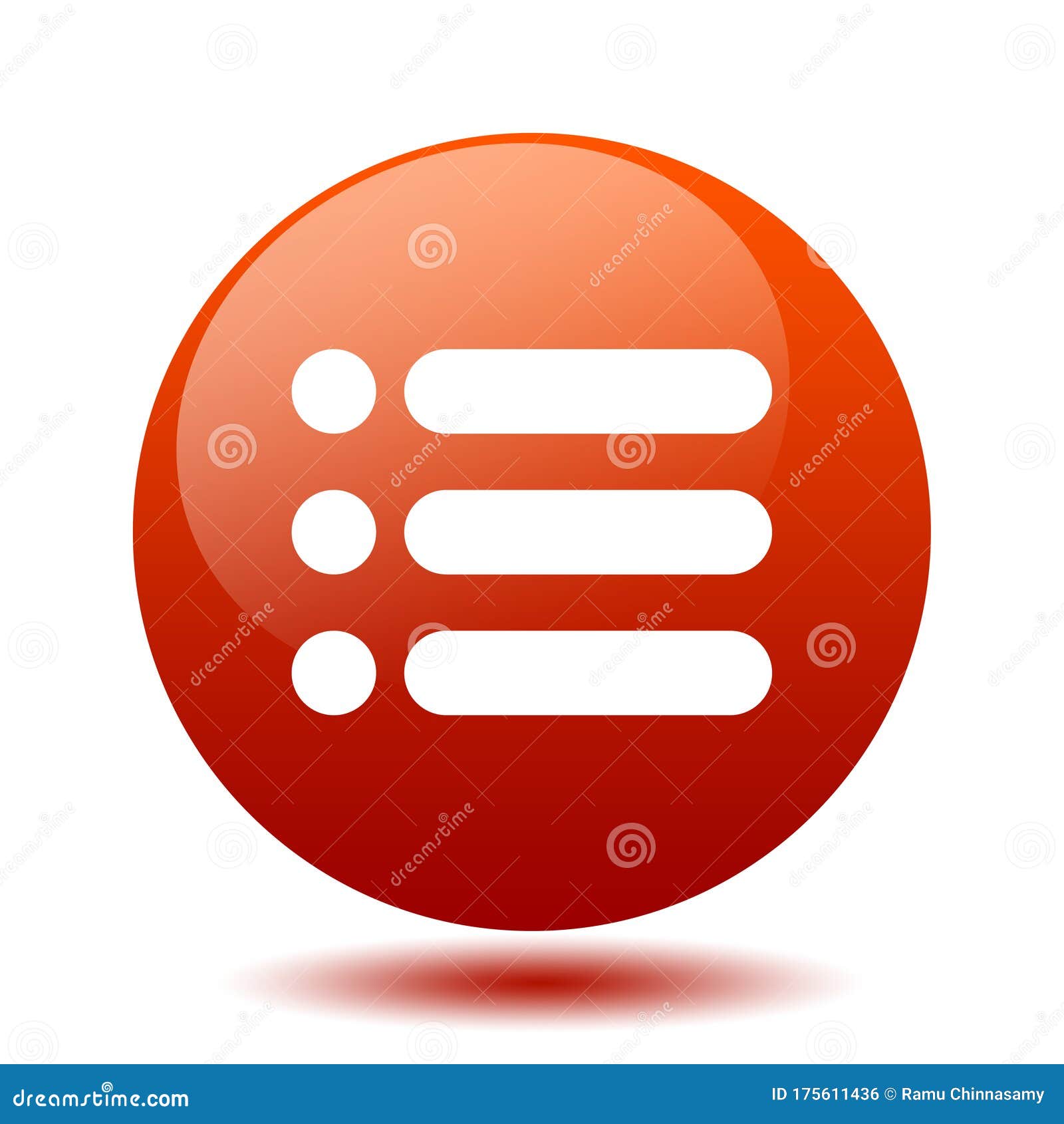 Menu bar icon button stock illustration. Illustration of information ...