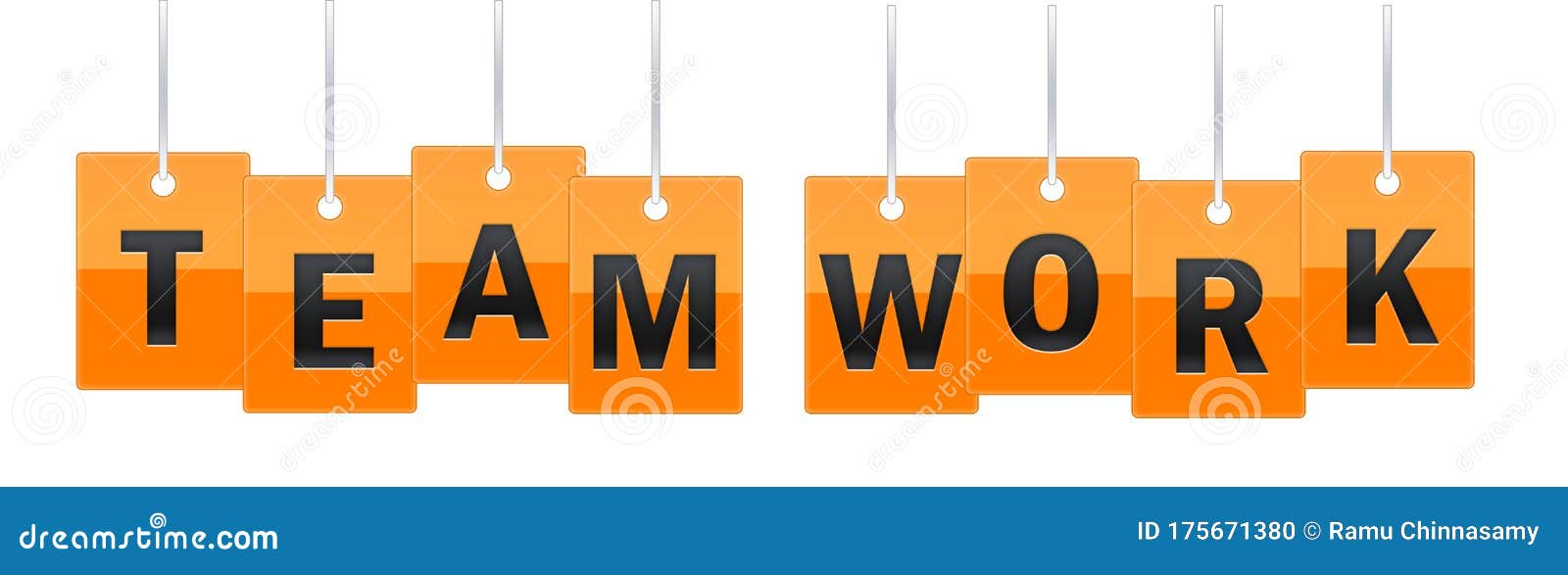 Team work banner board stock illustration. Illustration of demographic ...