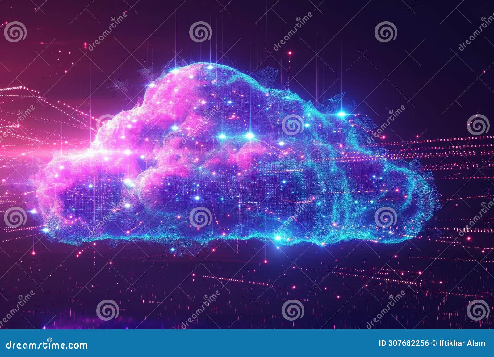 This Computer-generated Image Depicts a Realistic Cloud Formation ...