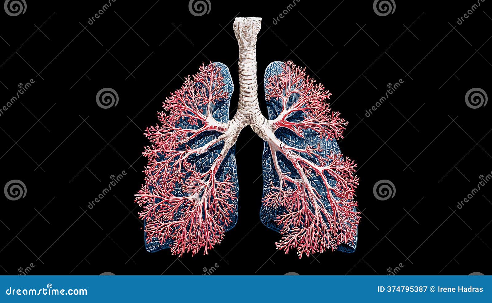 Detailed Anatomical Model Of A Fish Showing Muscle Structure And ...