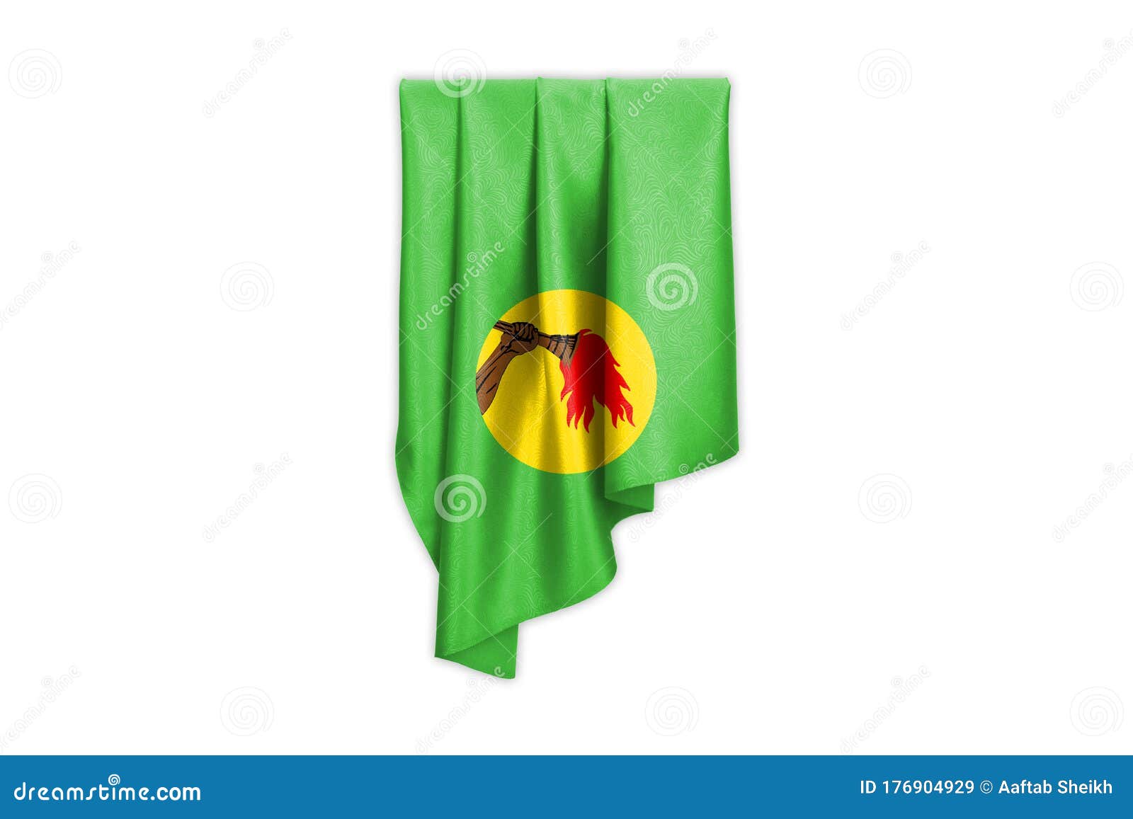 Zaire Flag Stock Illustration | CartoonDealer.com #7697476