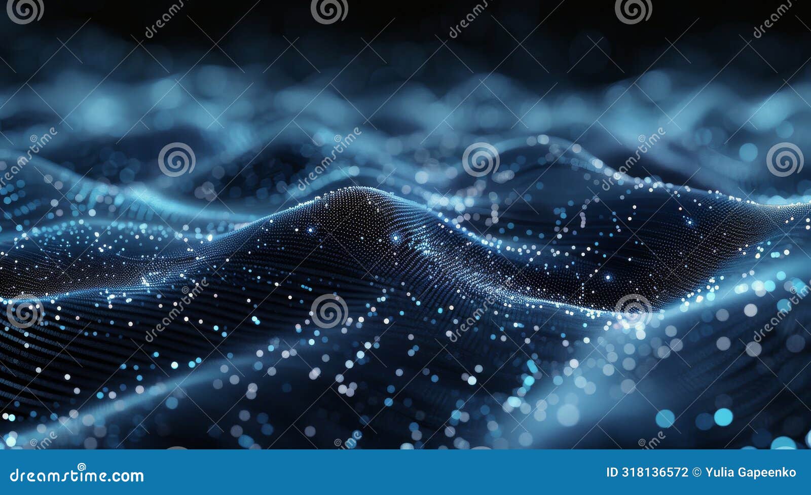 Computer Generated Image of Water Waves Stock Photo - Image of movement ...