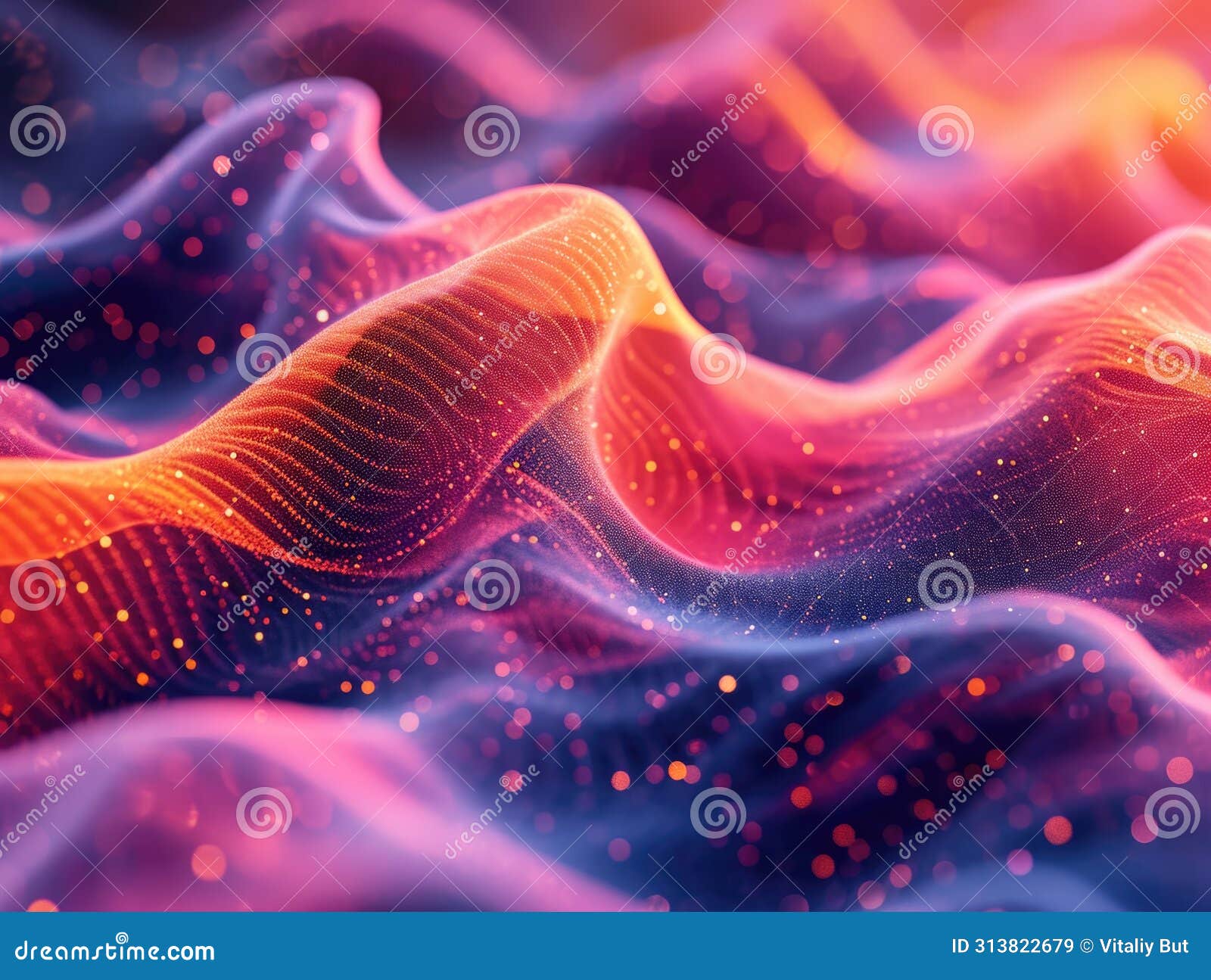 Computer Generated Image of a Wave. Generative AI. Stock Illustration - Illustration of aquatic ...