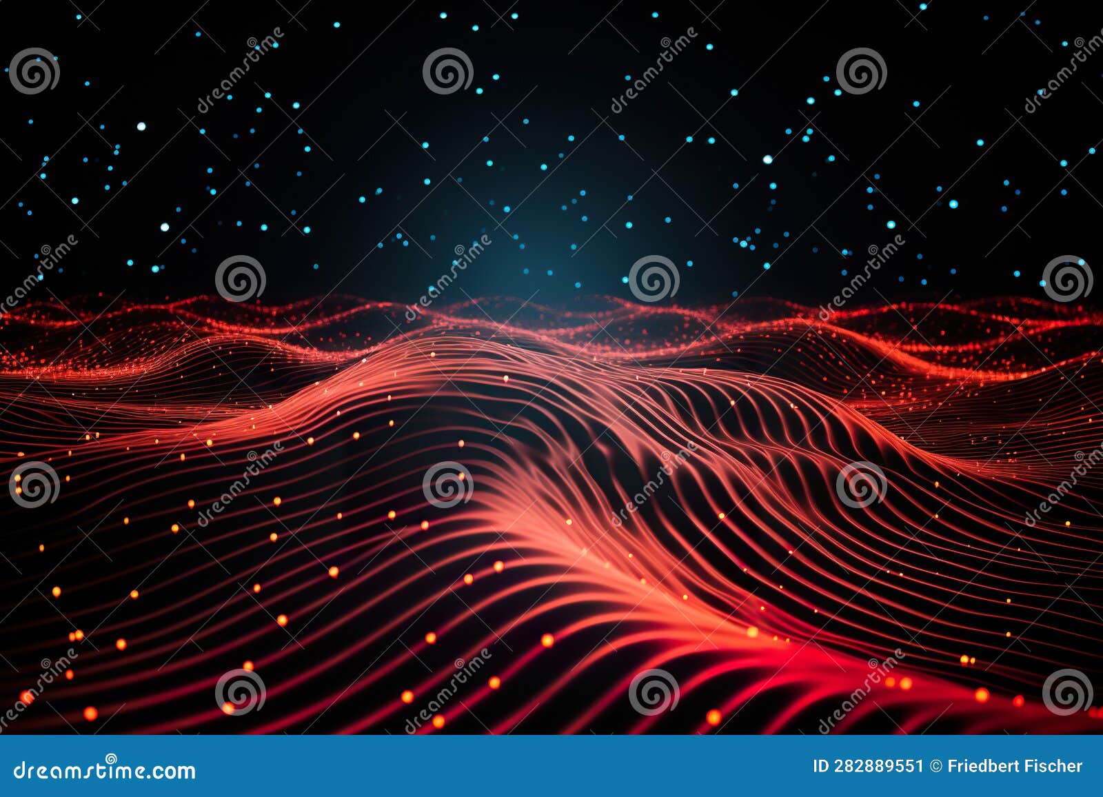 A Computer Generated Image of a Wavy Surface. Generative AI Image ...