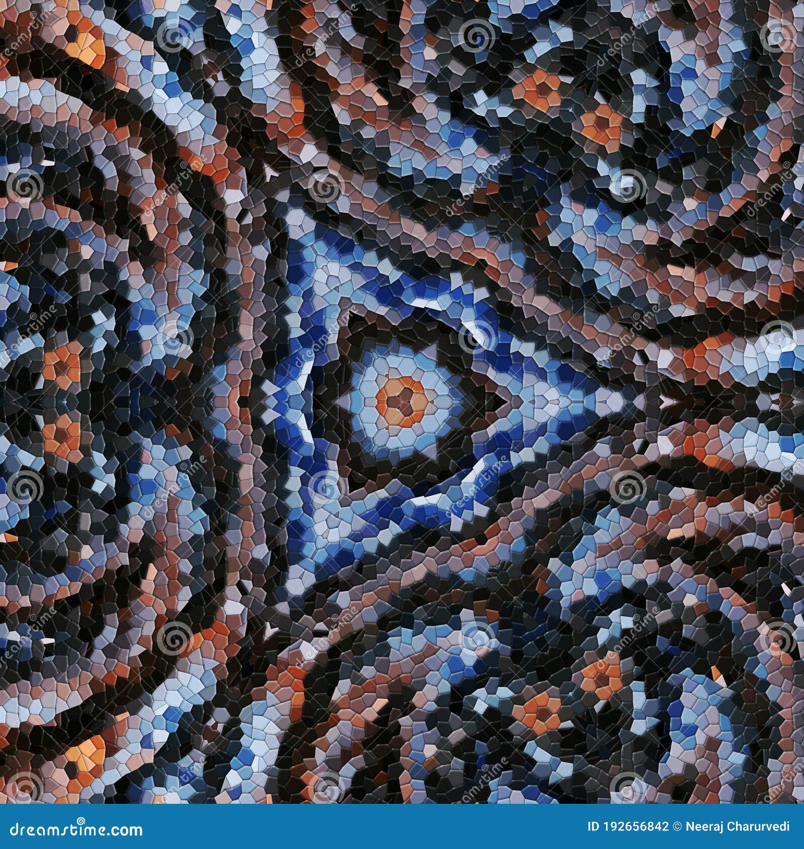 Computer Generated Looping Graphic Rendered Art Stock Illustration ...