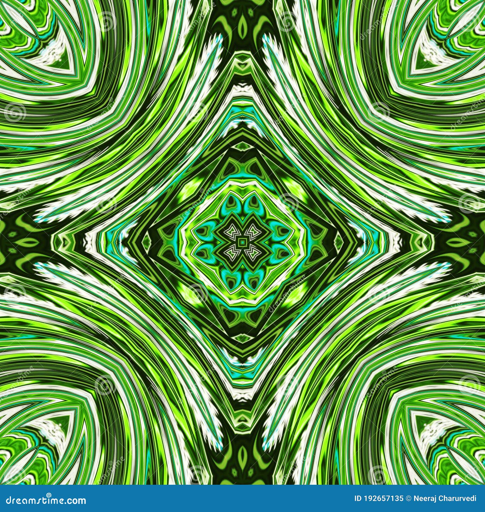 Computer Generated Looping Graphic Rendered Art Stock Illustration ...