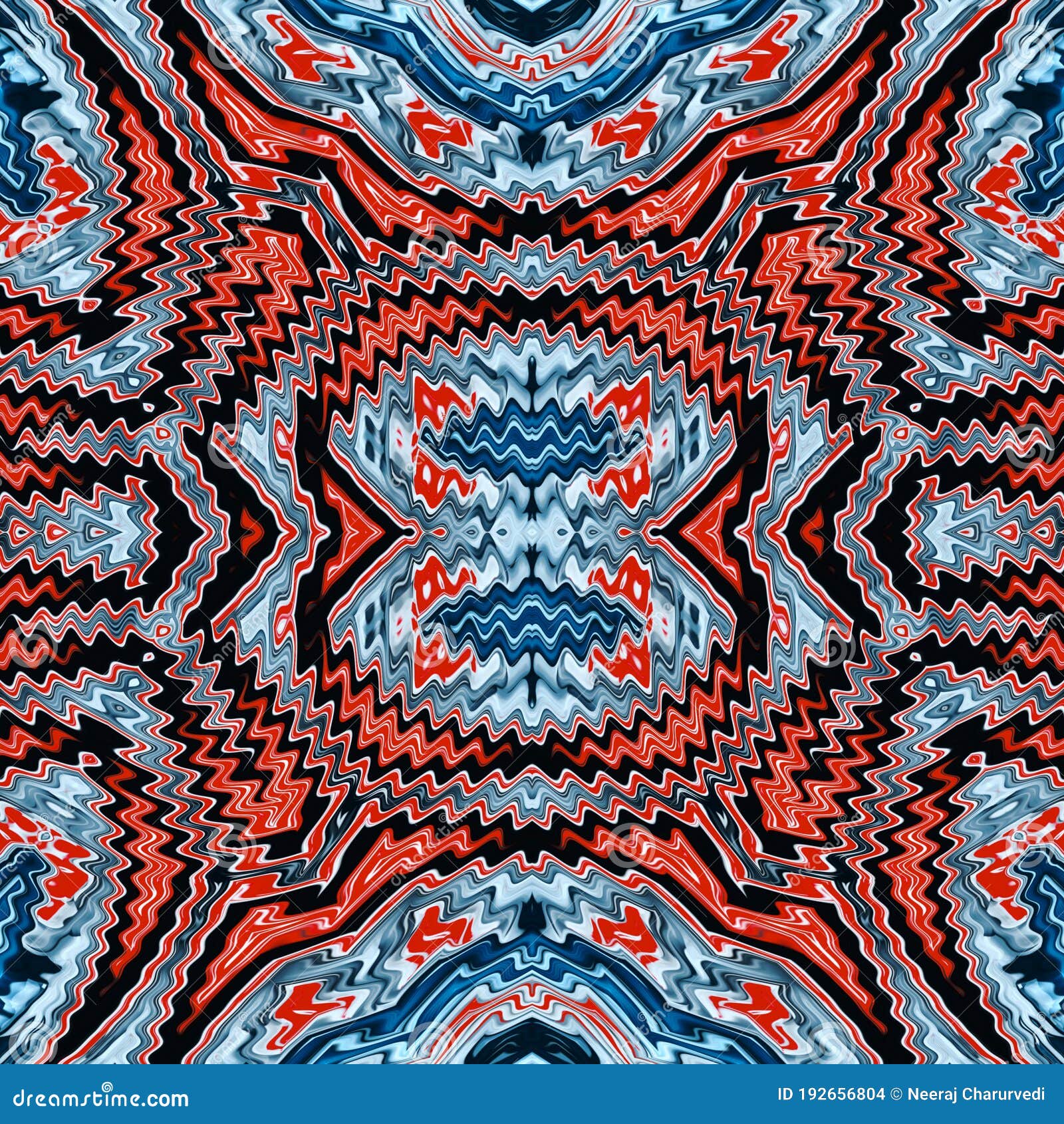 Computer Generated Looping Graphic Rendered Art Stock Illustration ...