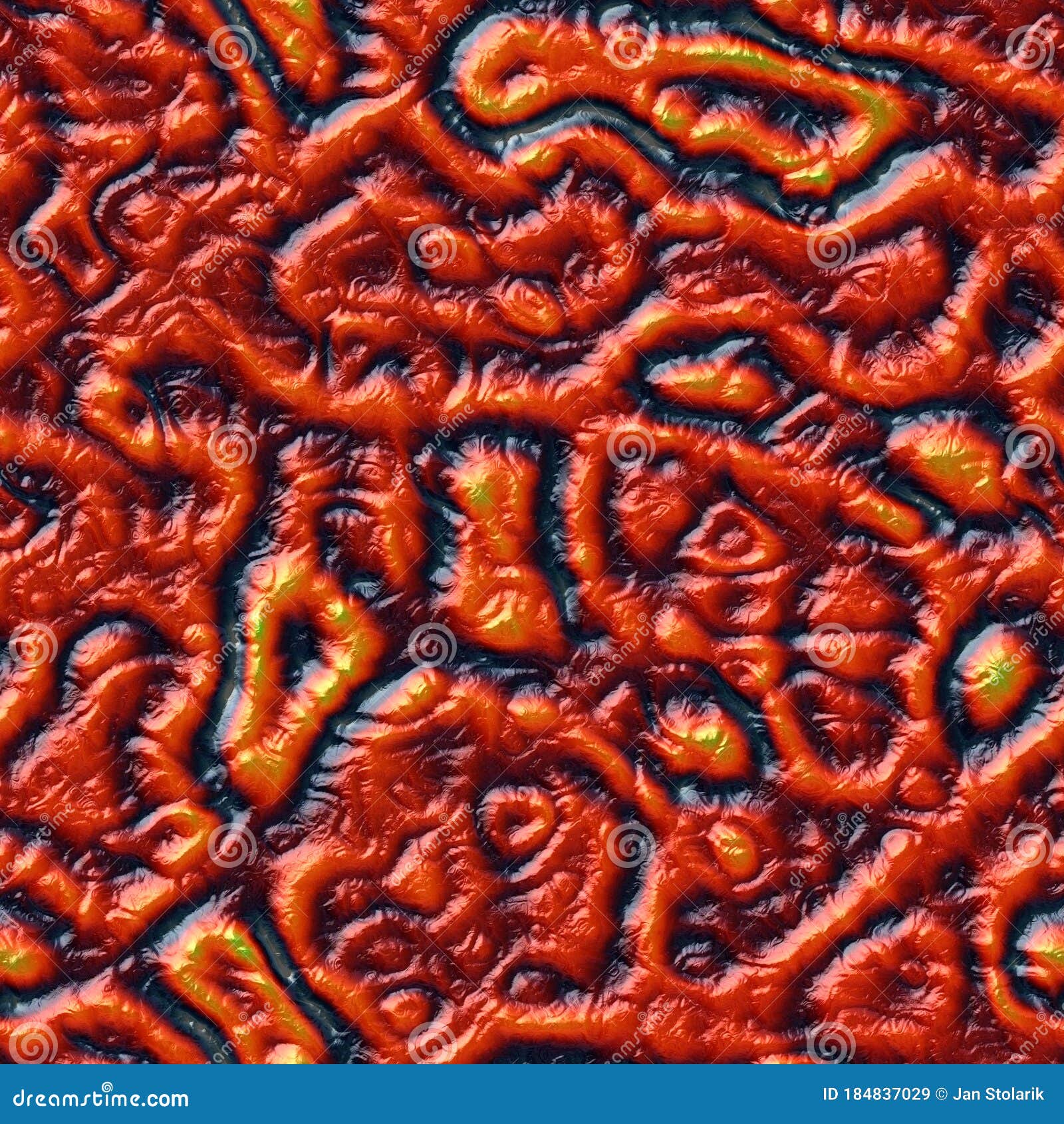 Red Seamless Alien Skin Texture Stock Illustration - Illustration of ...