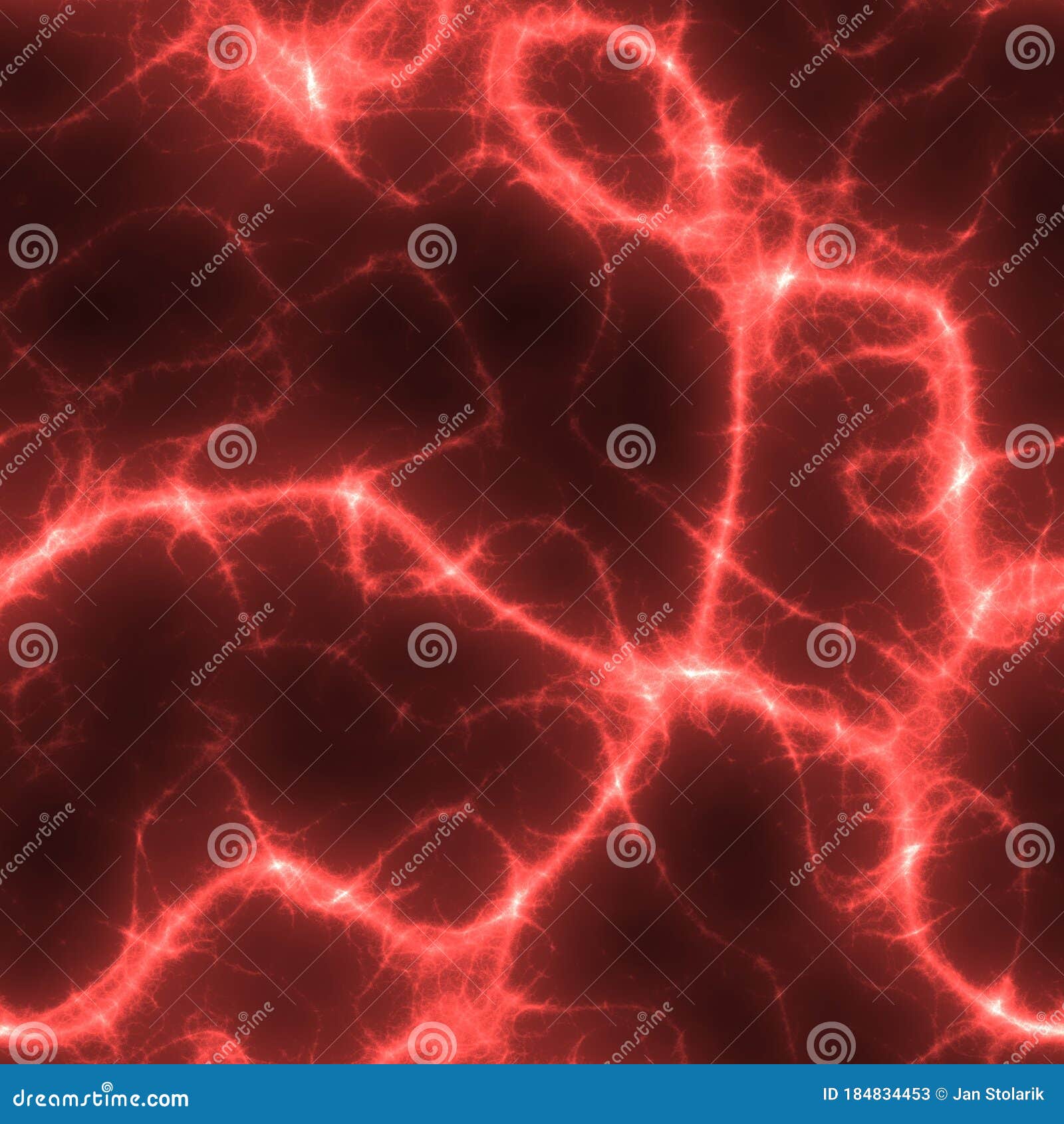 Red Seamless Electricity Texture Stock Illustration - Illustration of ...